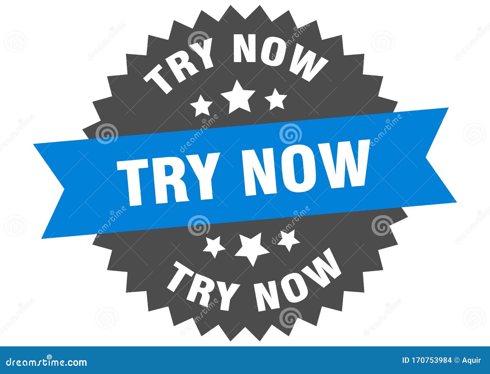 Try Now Sign. Try Now Circular Band Label. Try Now Sticker Stock Vector ...