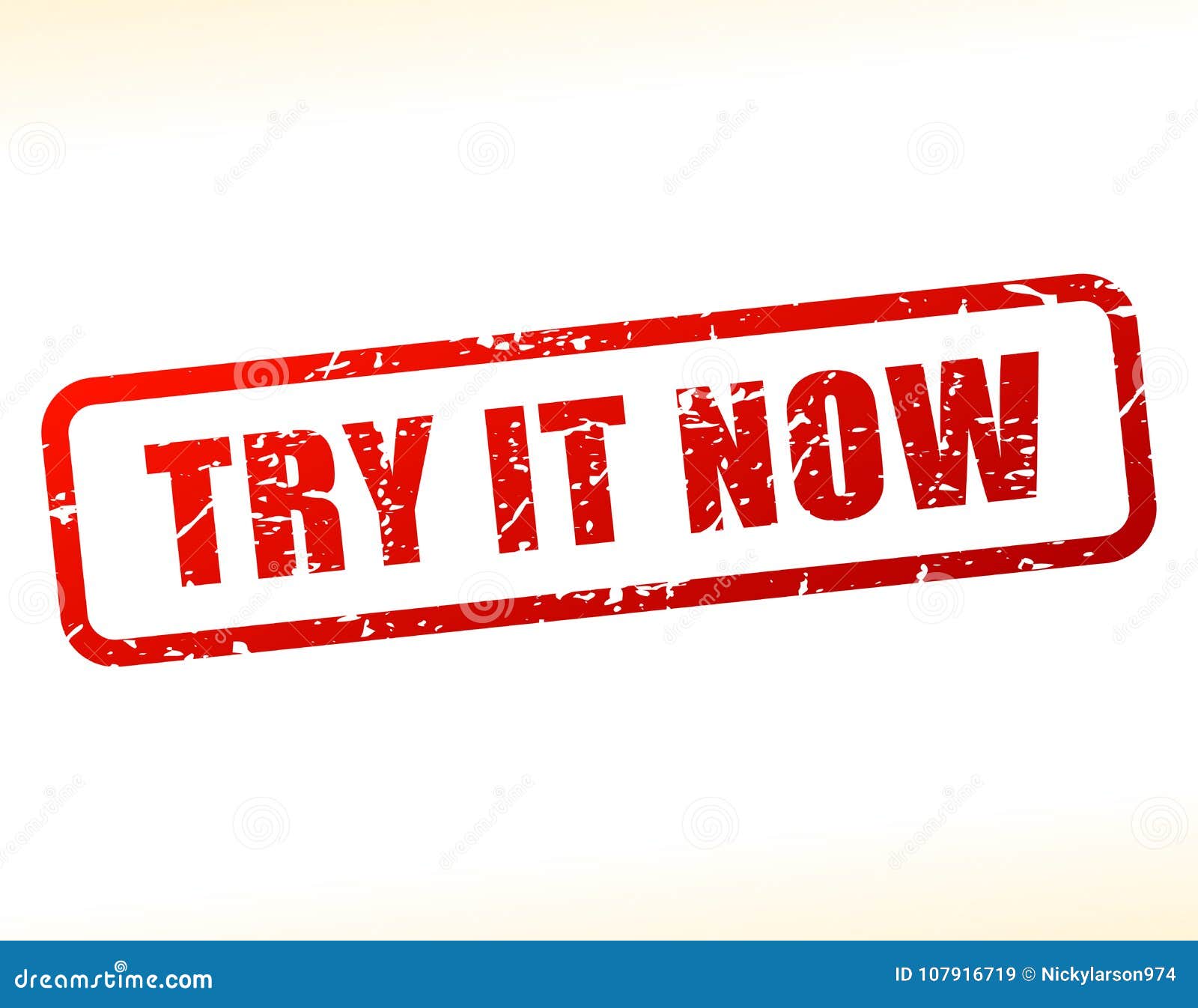 Try it now text buffered stock vector. Illustration of stamp - 107916719