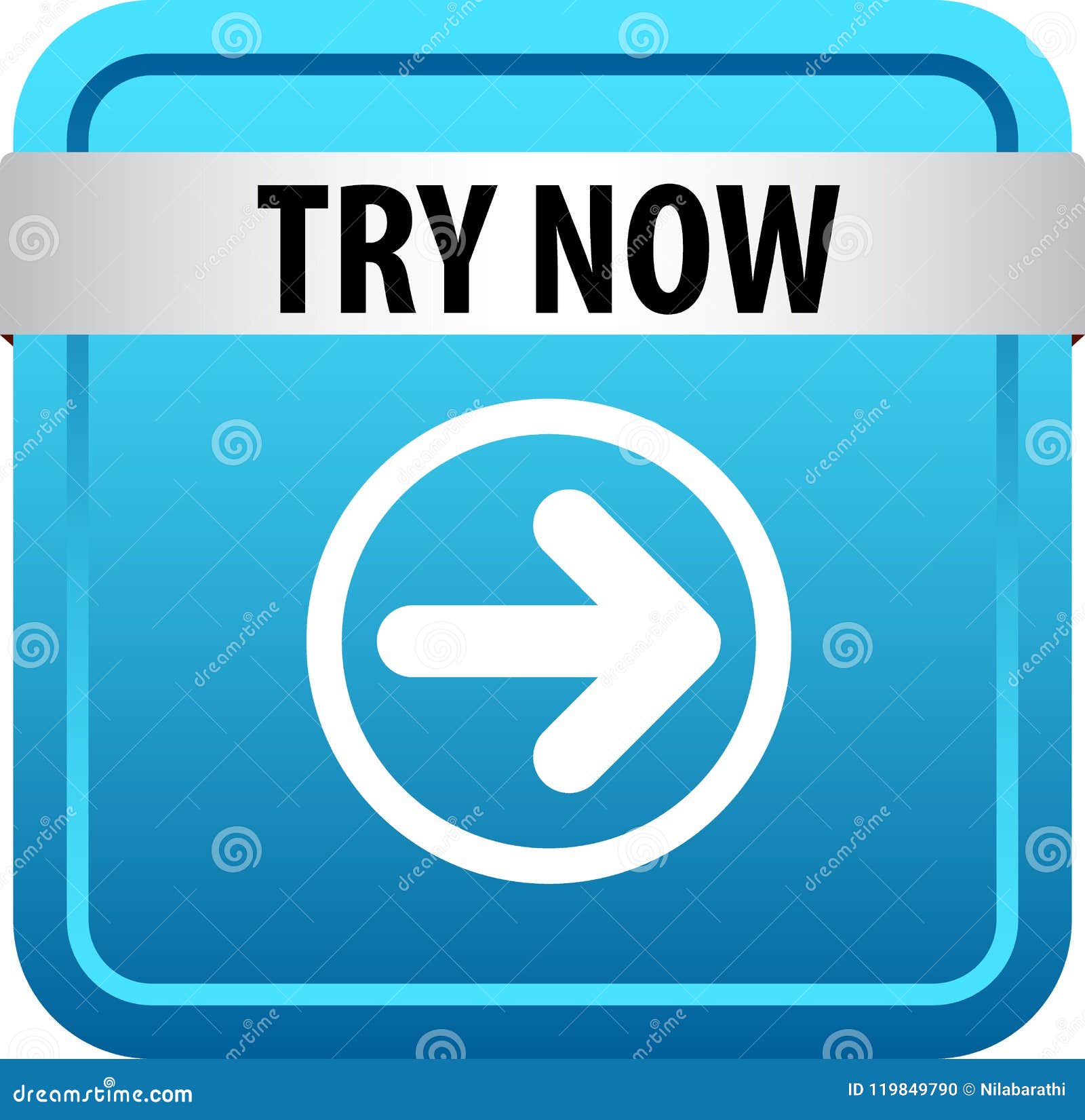 Try now web button stock illustration. Illustration of graphics - 119849790