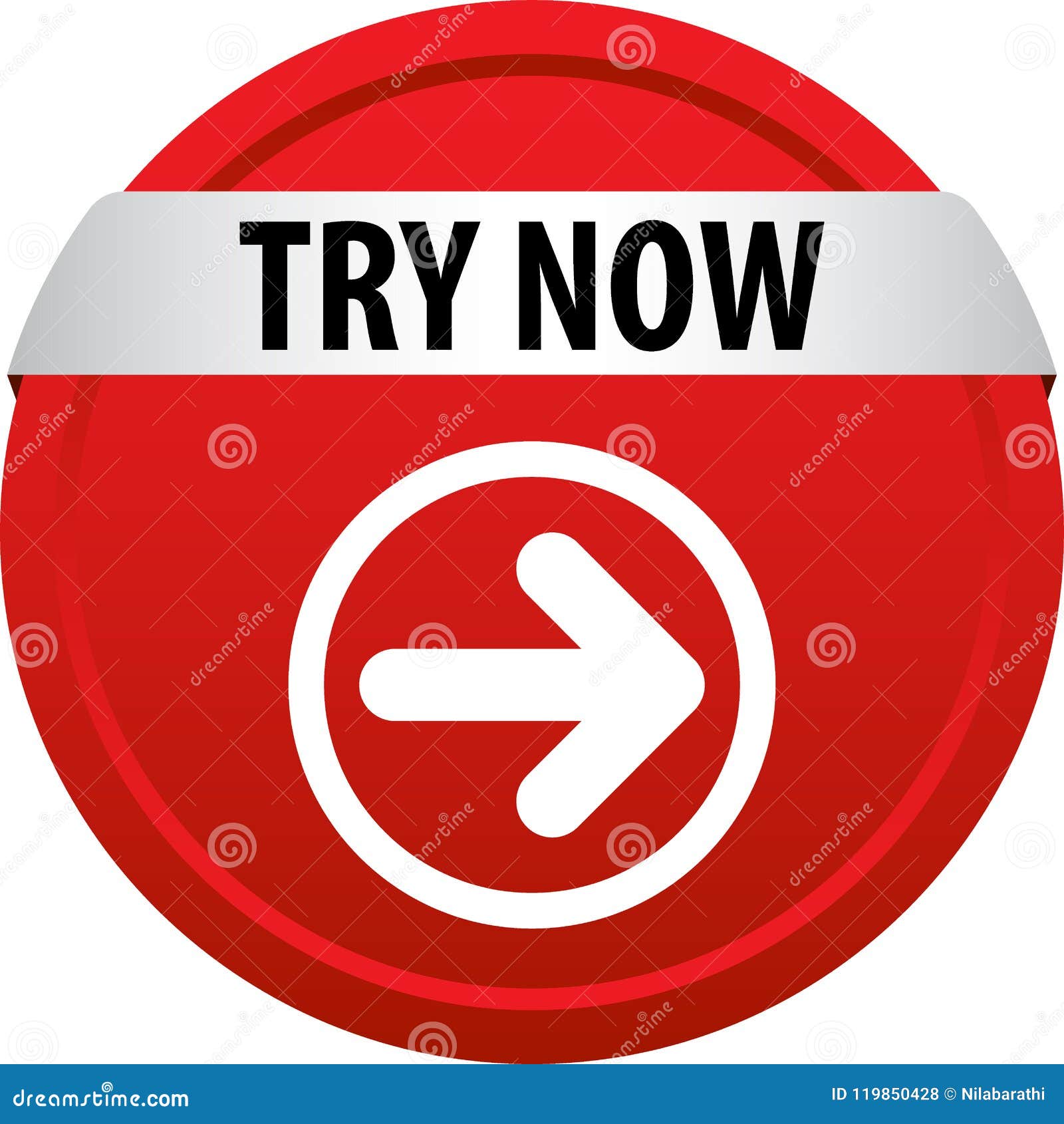 Try now web button stock illustration. Illustration of entertainment ...