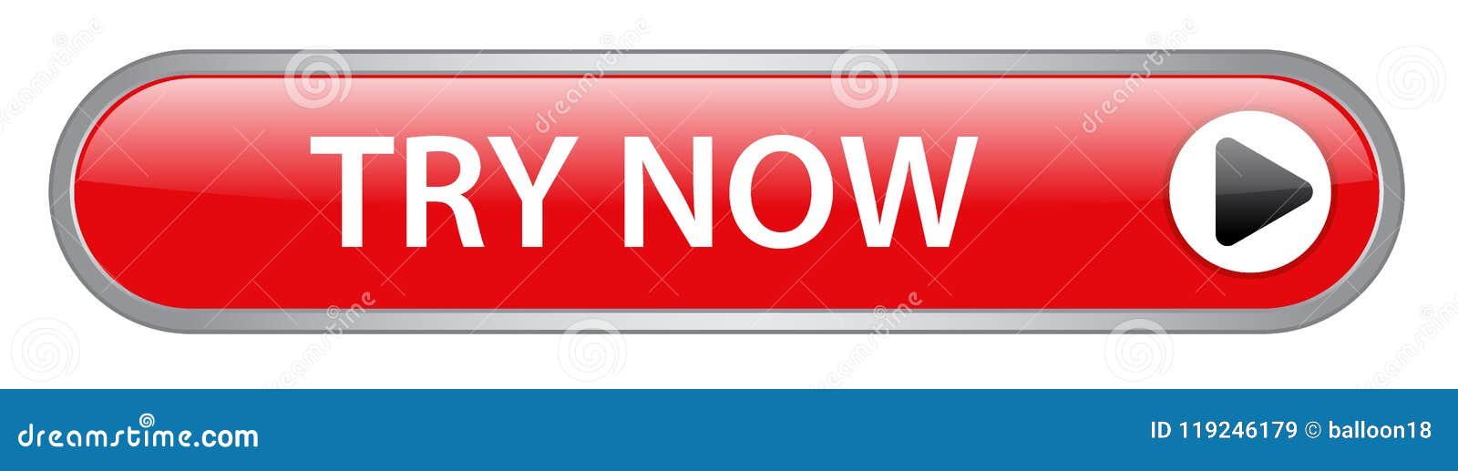 Try now button stock vector. Illustration of glossy - 119246179