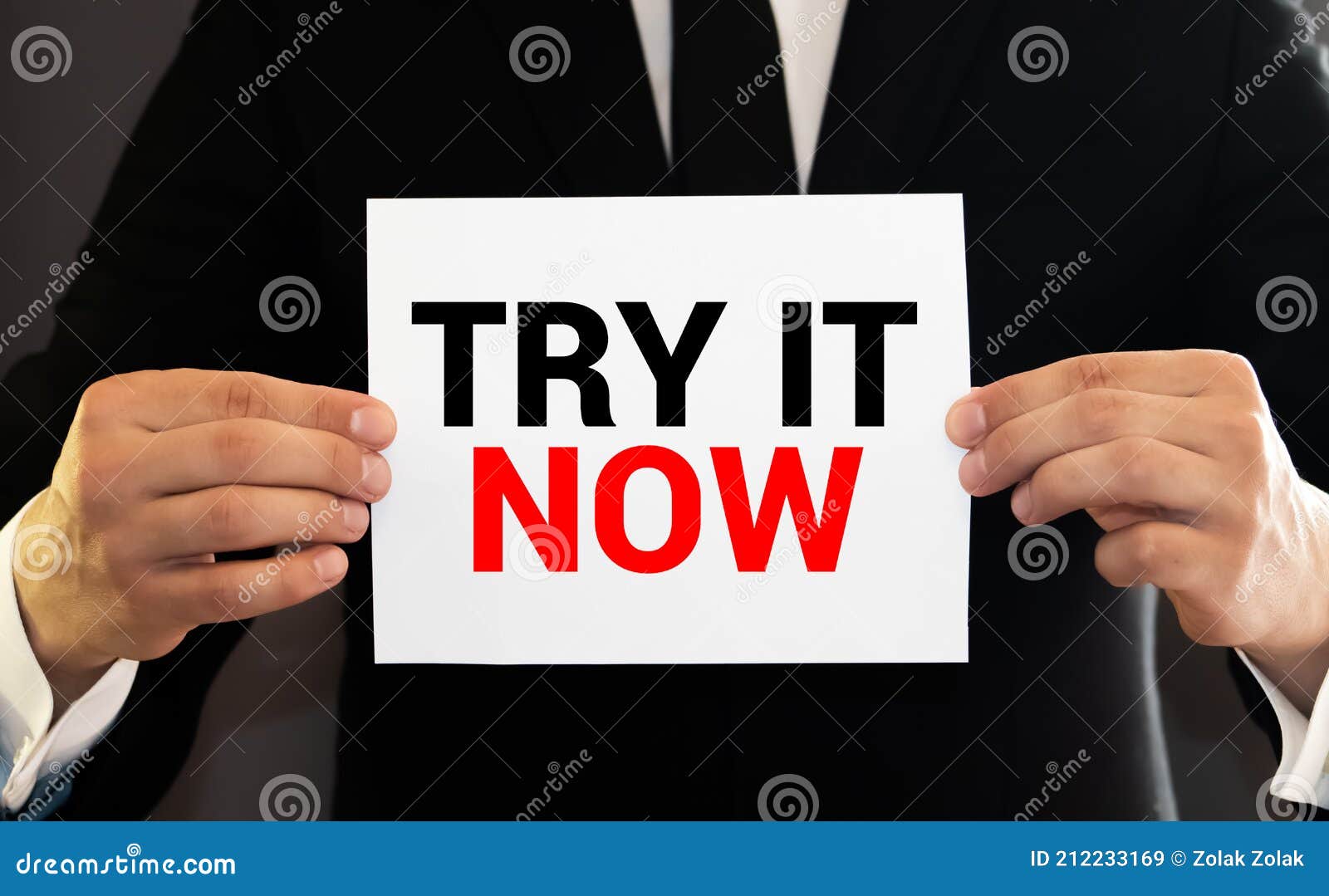 Try it Now Written on a Sticky Note Pinned on a Cork Board Stock Image ...