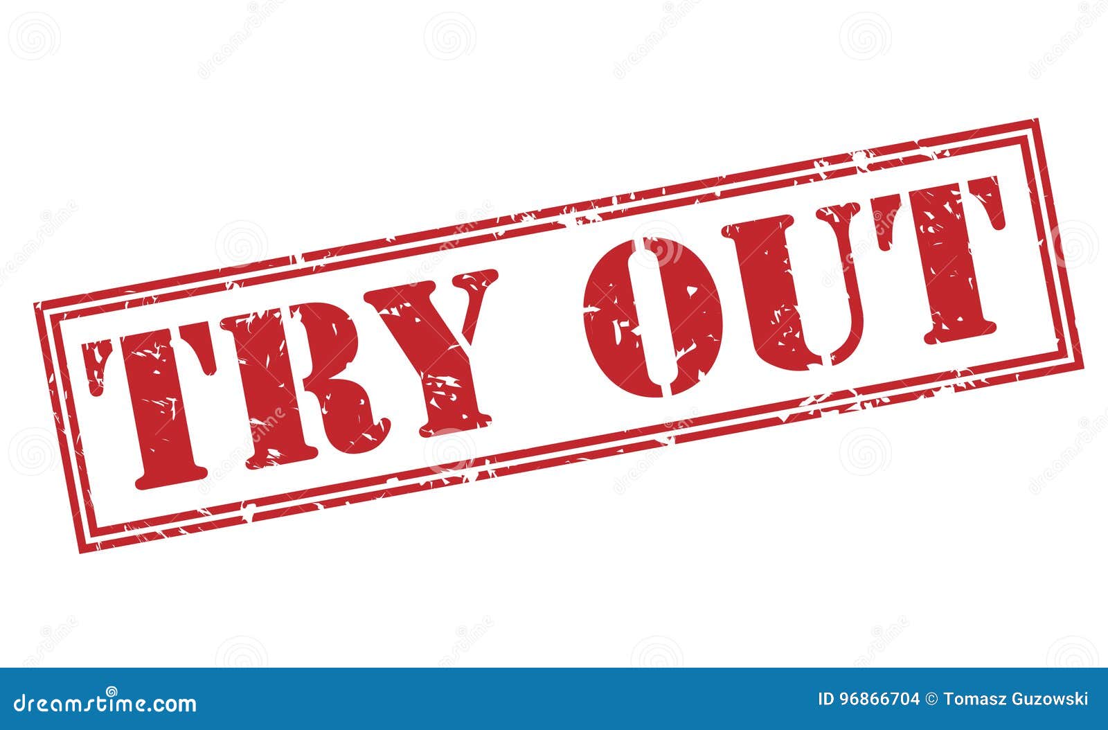 Try out red stamp stock illustration. Illustration of frame - 96866704