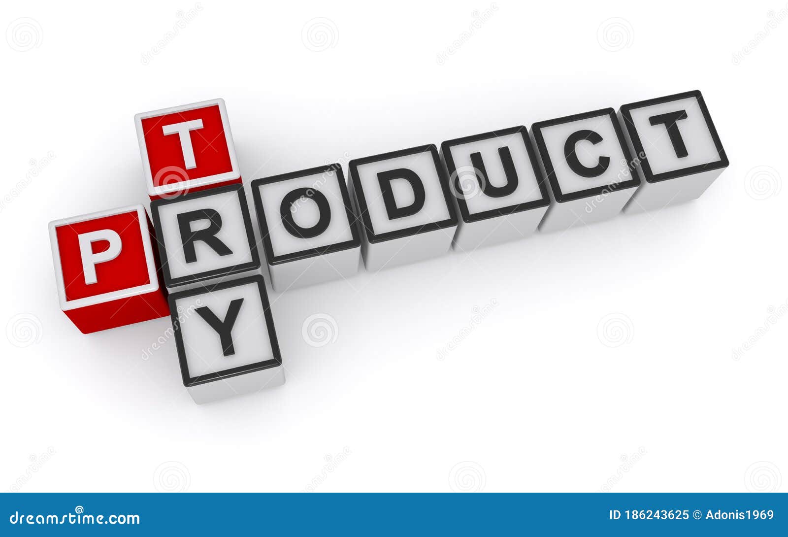 Try product word blocks stock illustration. Illustration of quality ...