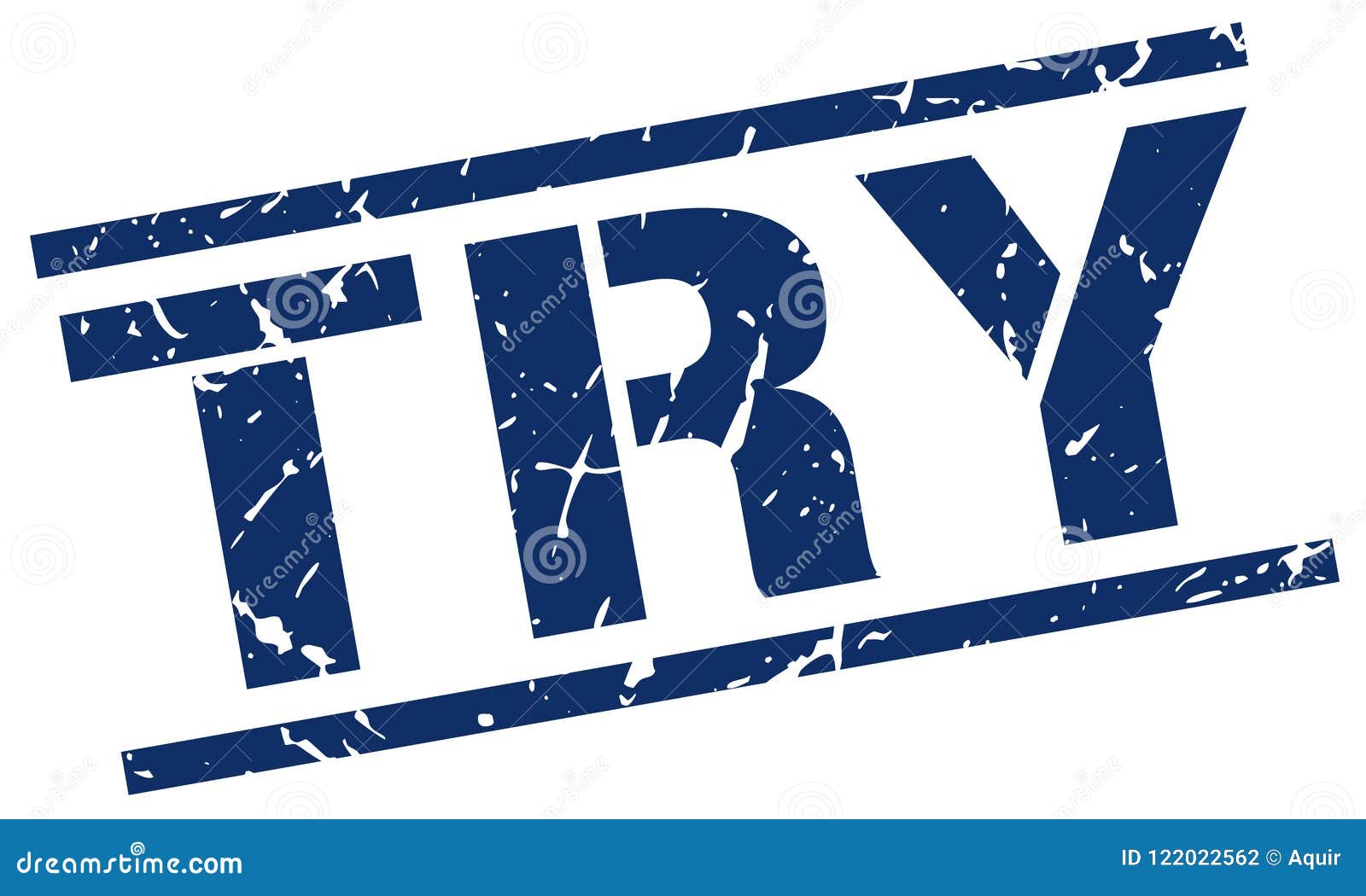 Try stamp stock vector. Illustration of grunge, rubber - 122022562