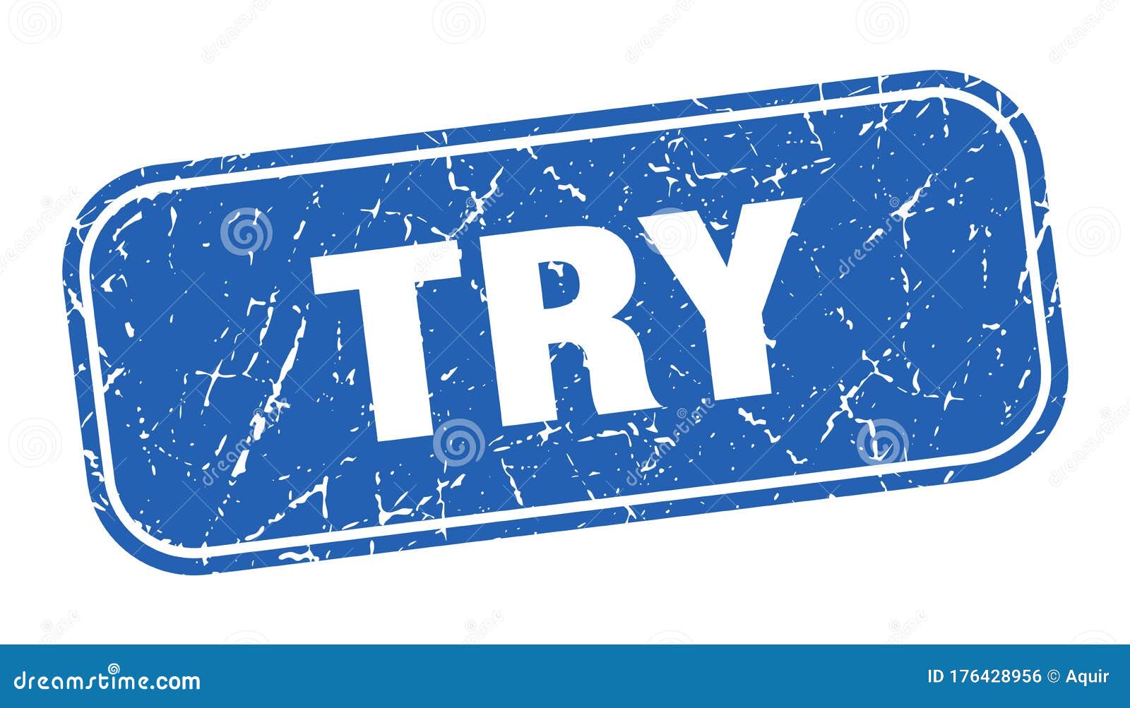 Try Stamp. Try Square Grungy Isolated Sign Stock Vector - Illustration ...