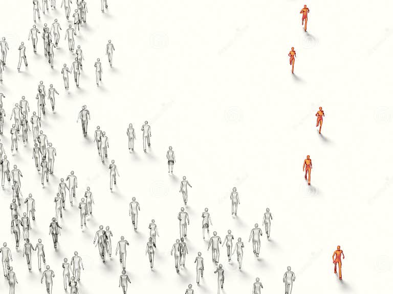 Try to be different stock illustration. Illustration of thinking - 85603427