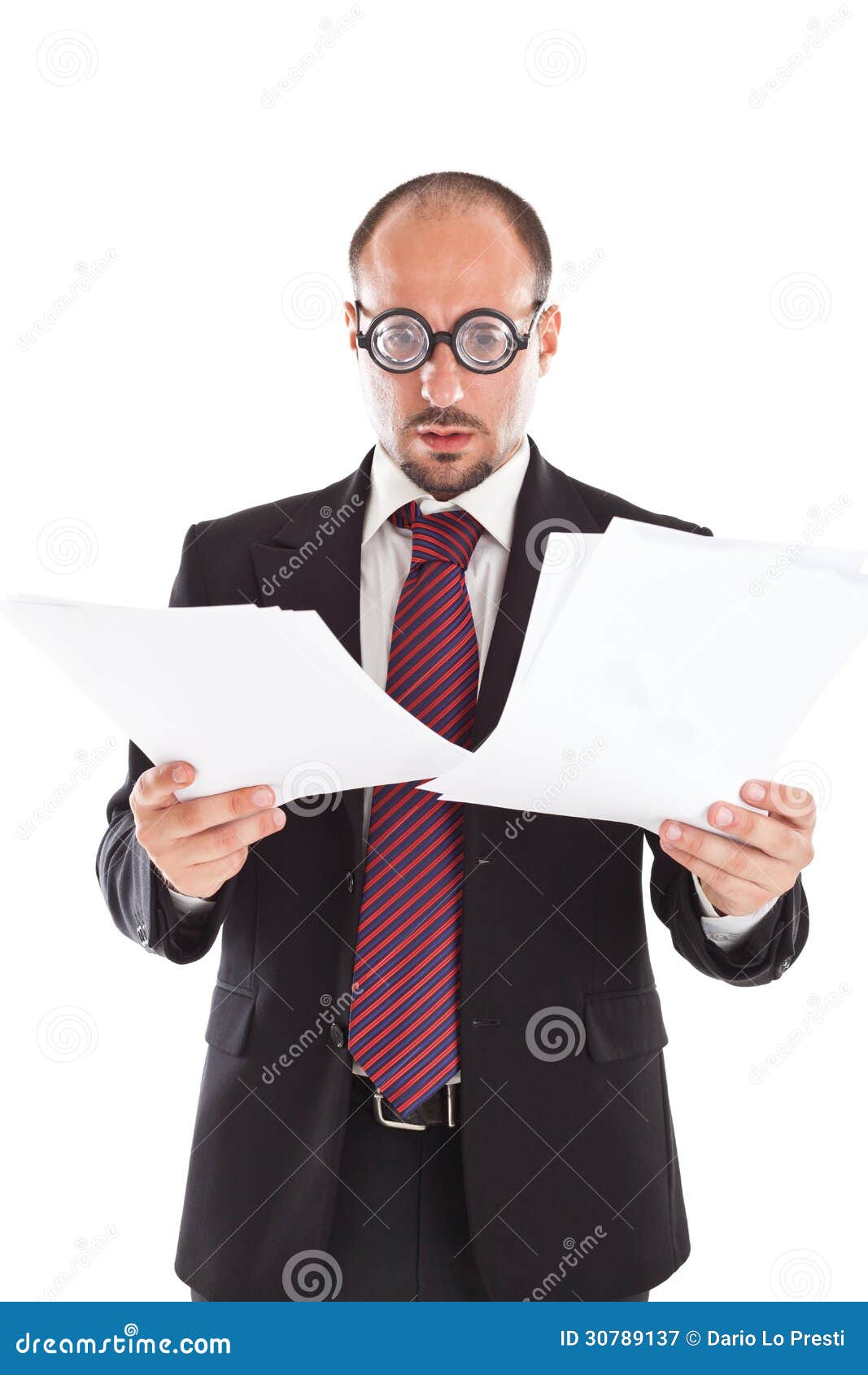 Try to read stock image. Image of round, lens, isolated - 30789137