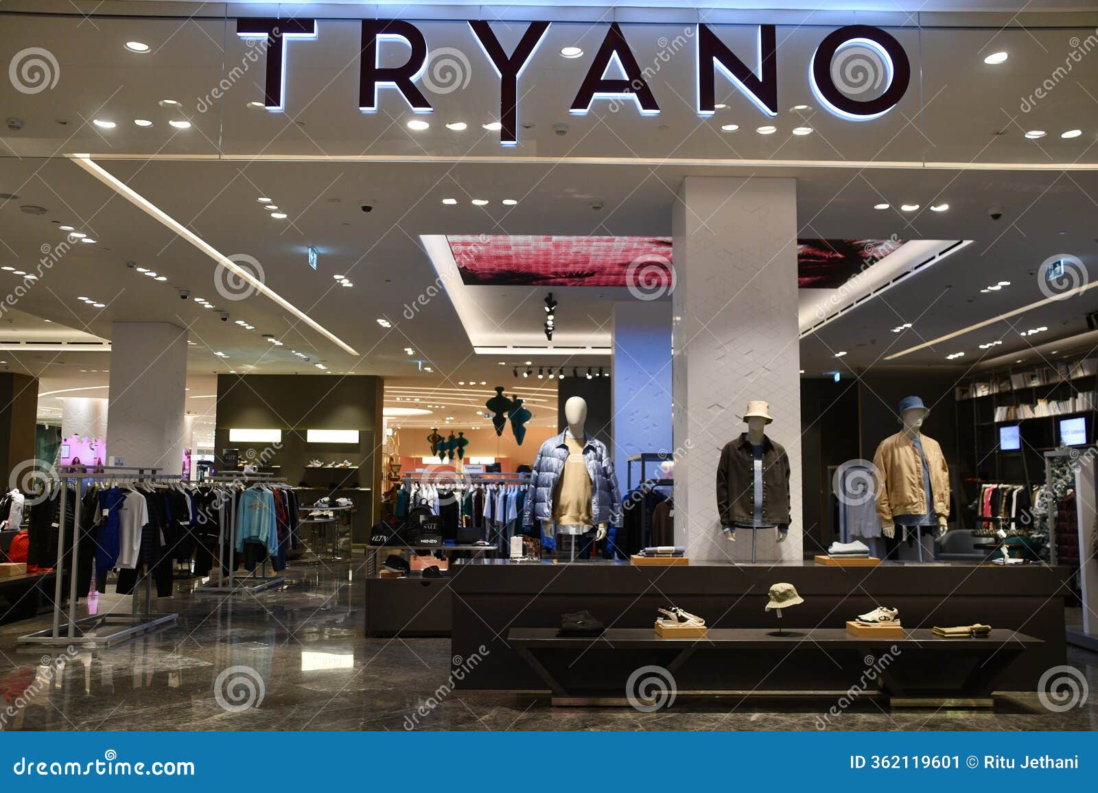 Tryano Store at Yas Mall on Yas Island in Abu Dhabi, UAE Editorial ...