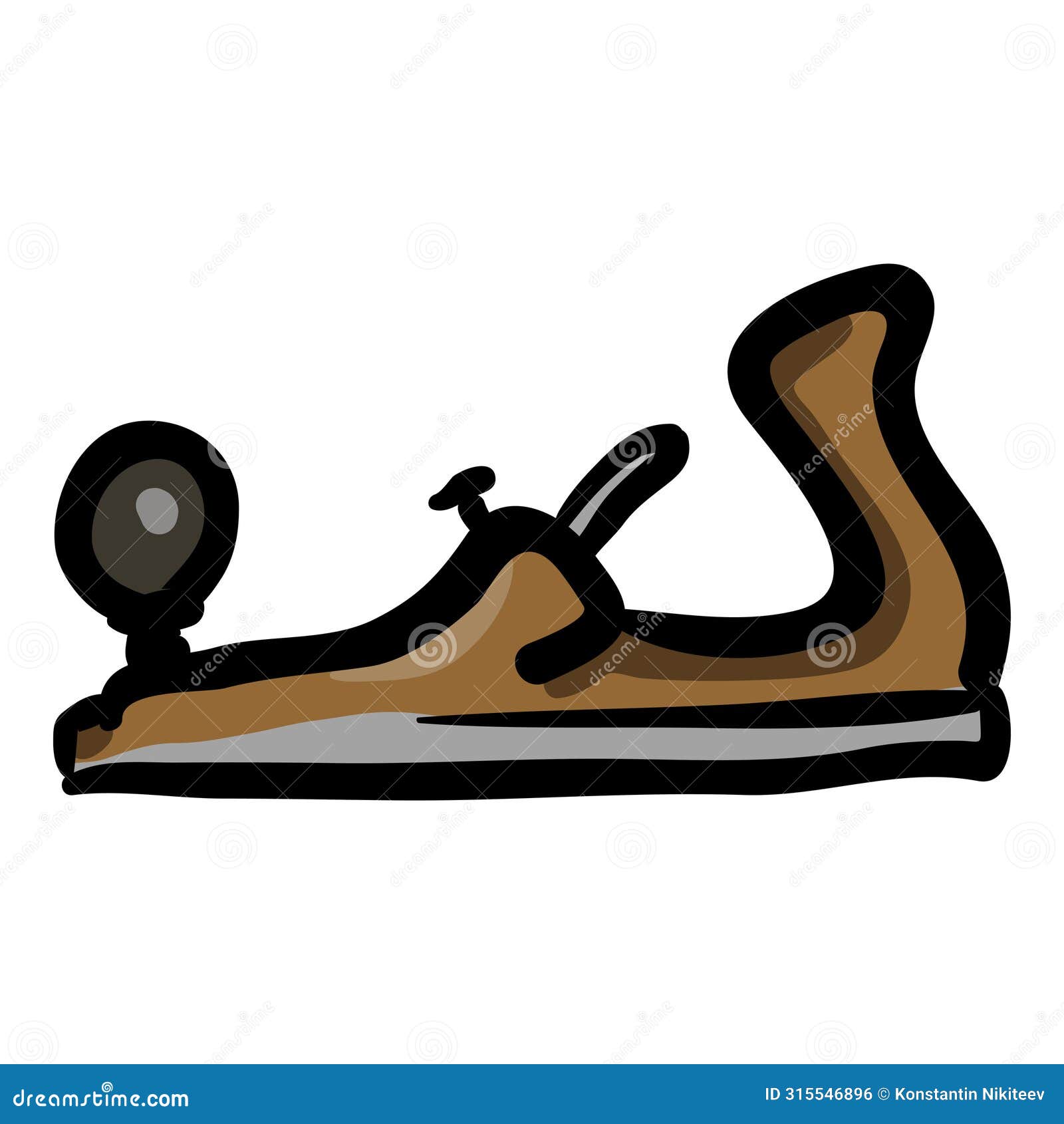 Trying Plane - Hand Drawn Doodle Icon Stock Vector - Illustration of ...