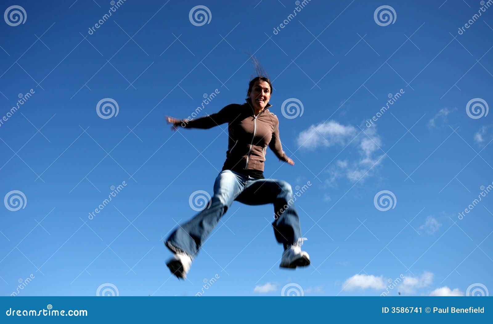 Trying to fly stock image. Image of active, healthy, cheer - 3586741