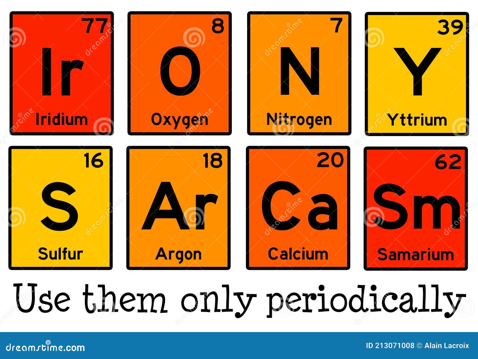 Irony sarcasm stock illustration. Illustration of mock - 213071008