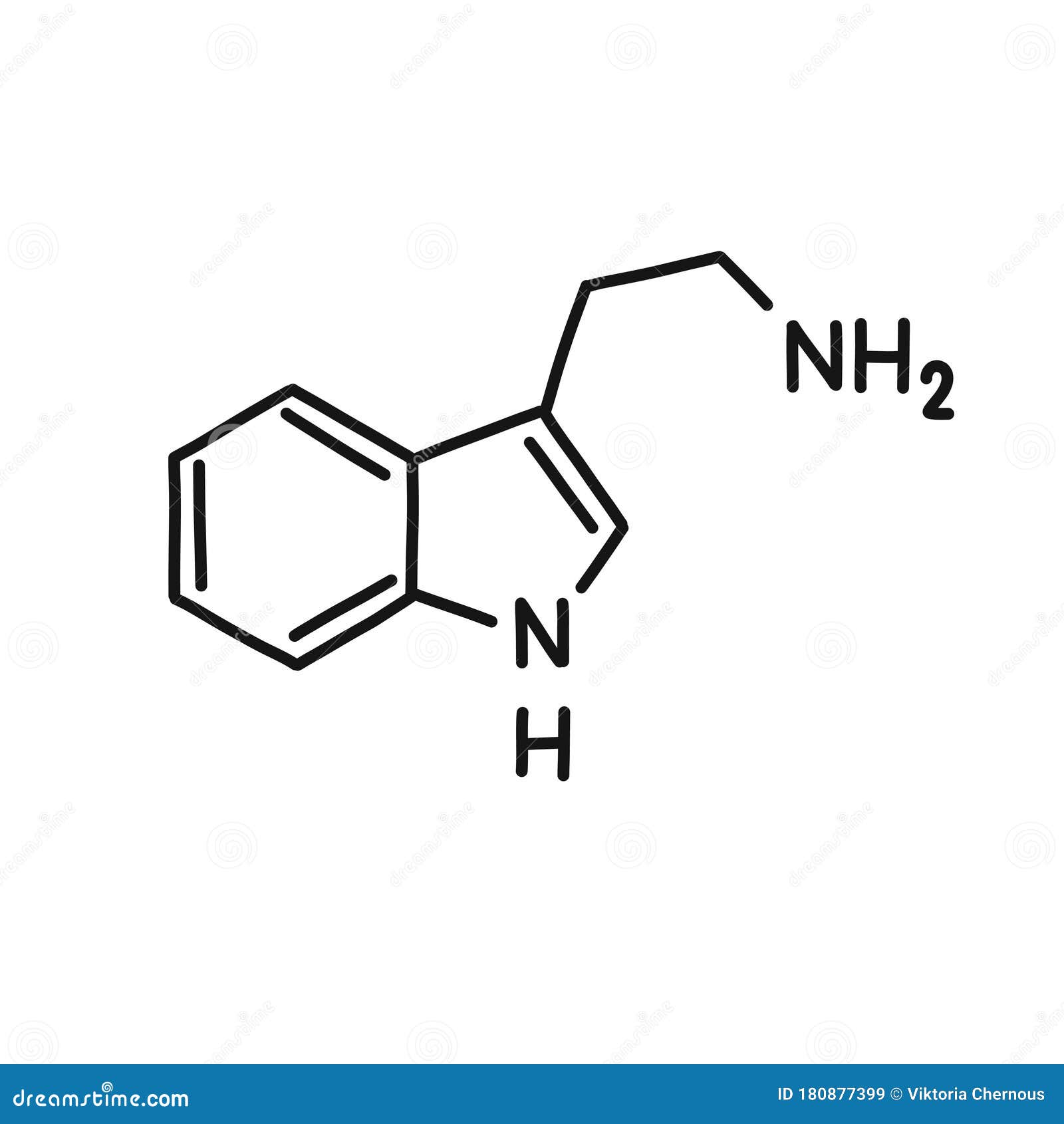 Tryptamine Chemical Formula Doodle Icon, Vector Illustration Stock ... Tryptamine Chemical Formula Doodle Icon, Vector Illustration Stock ...