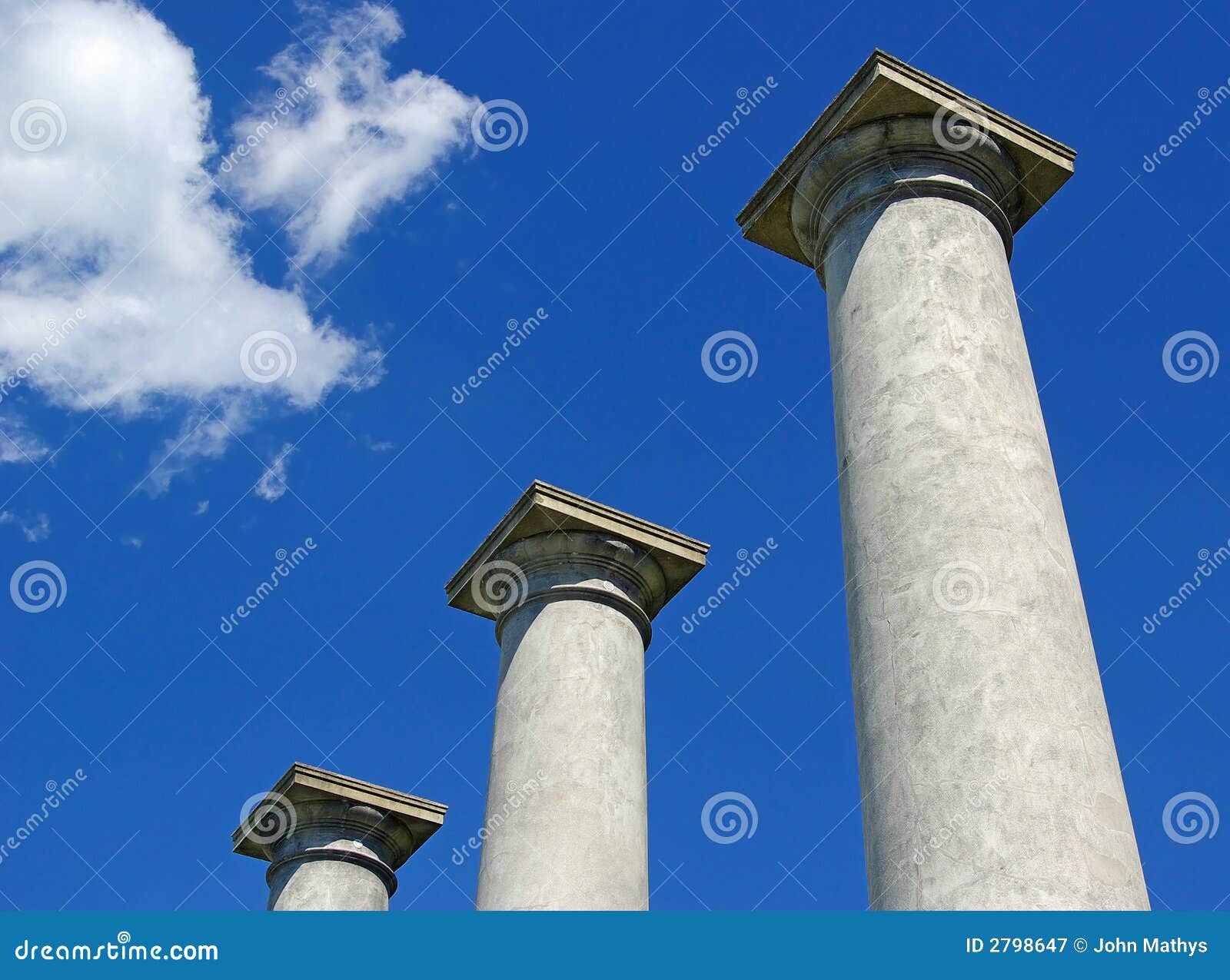 Trzy filary obraz stock. Obraz złożonej z kolumna, filar - 2798647