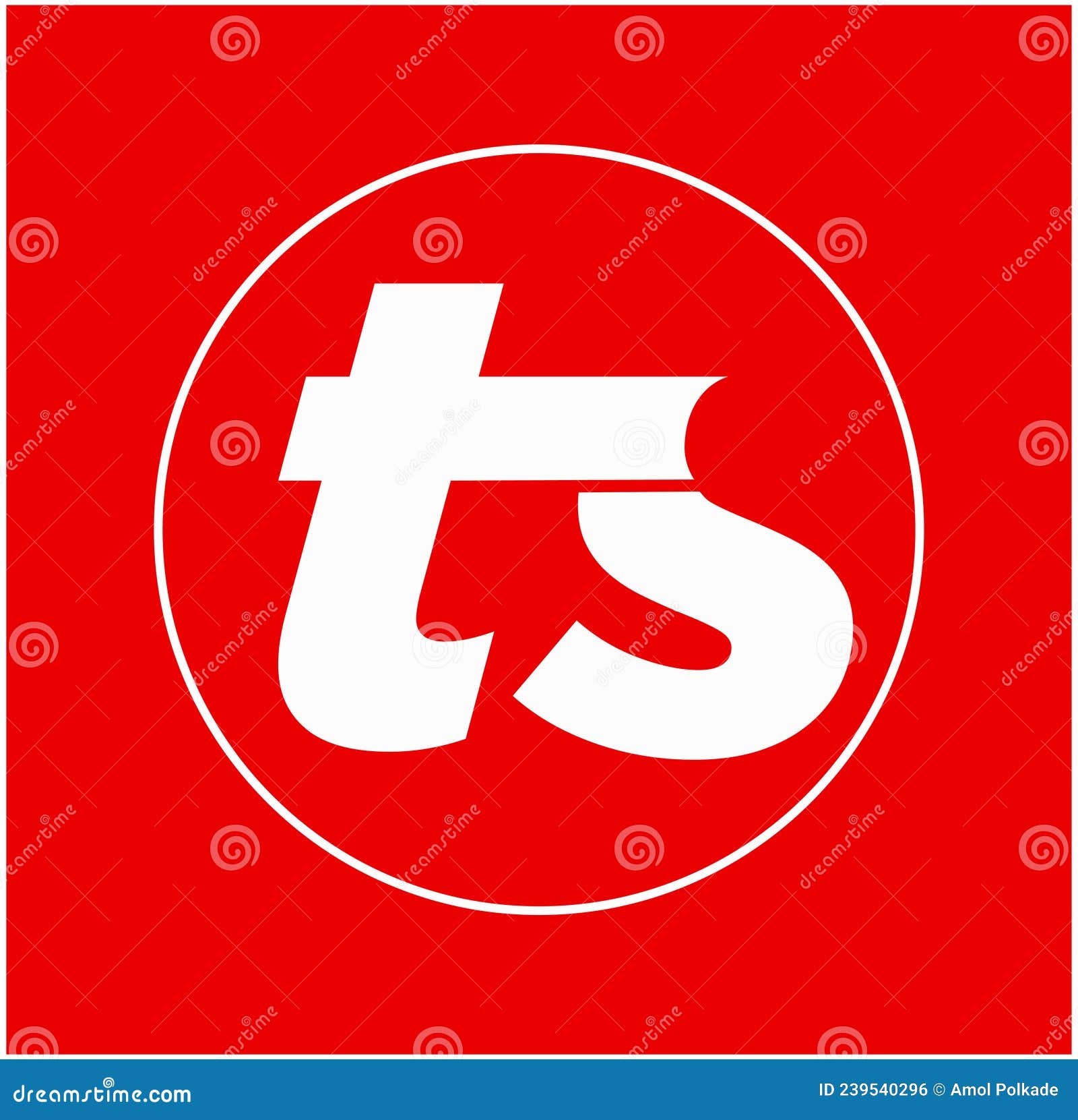 TS Brand Name Initial Letters Monogram. TS Symbol Stock Vector ...