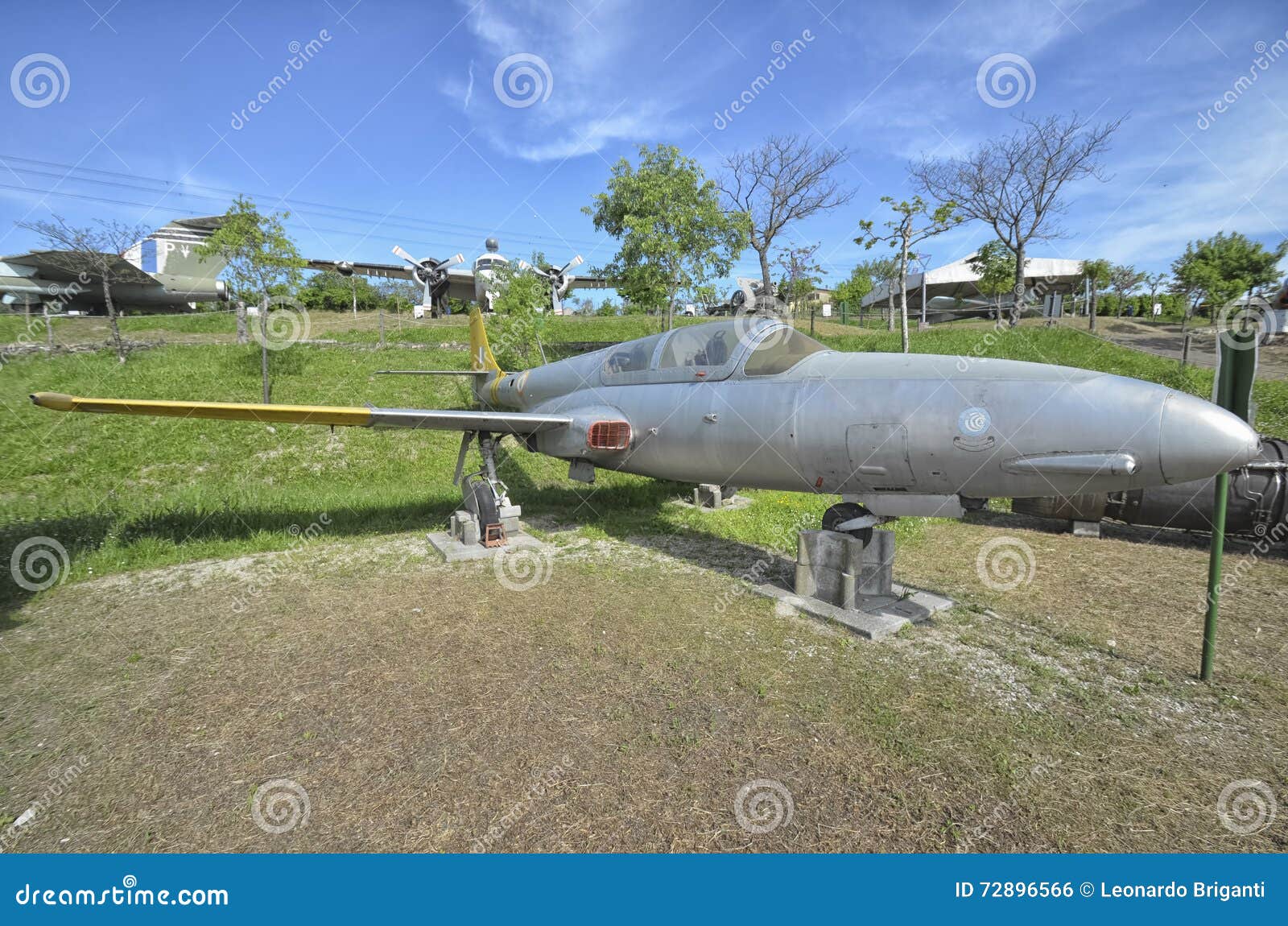 The TS-11 Iskra jet stock photo. Image of flying, airplane - 72896566
