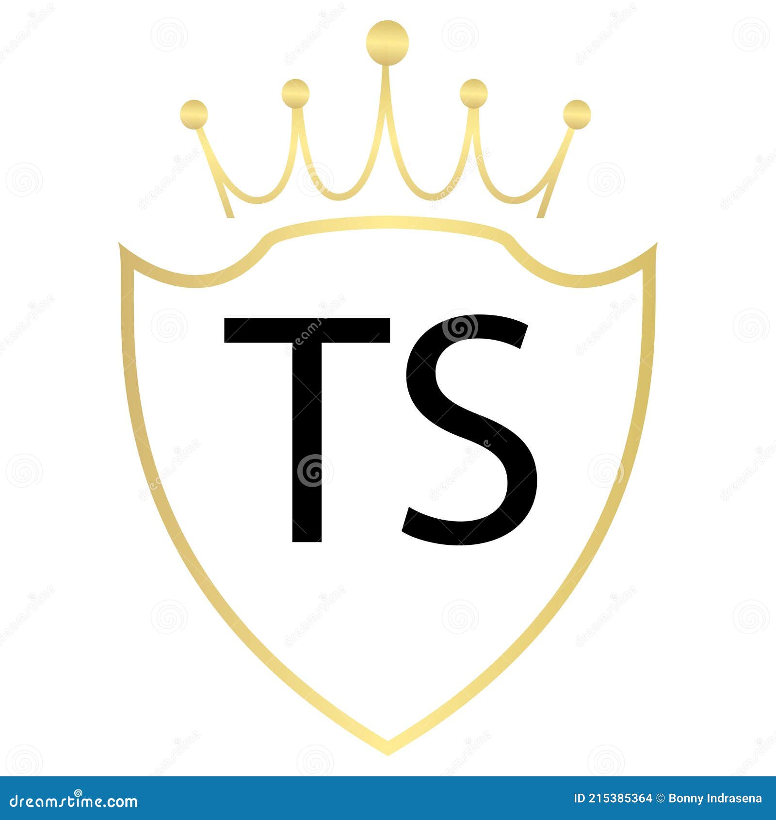 TS Letter Logo Design with Simple Style Stock Illustration ...