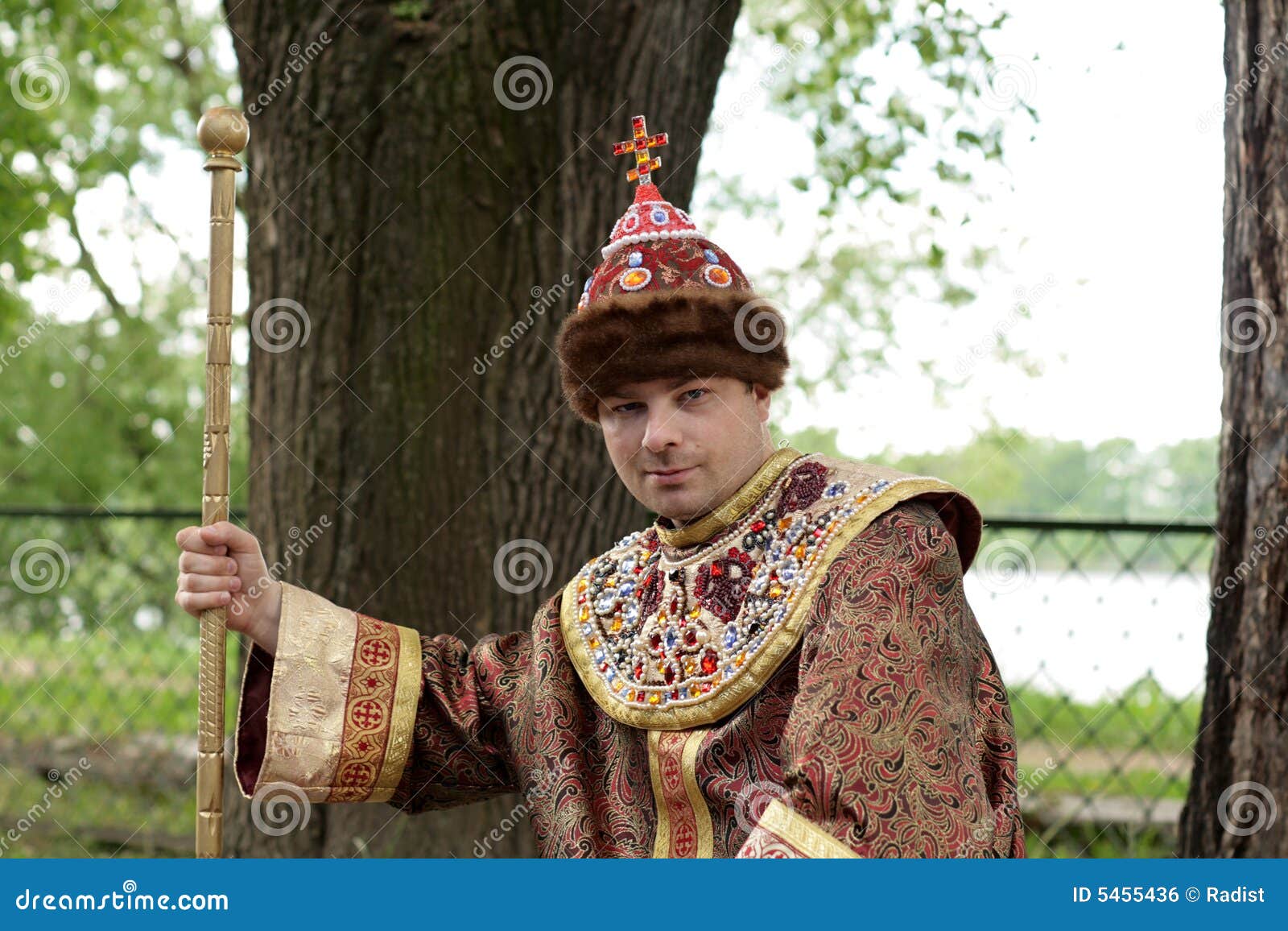 The tsar stock photo. Image of russian, jacket, olden - 5455436