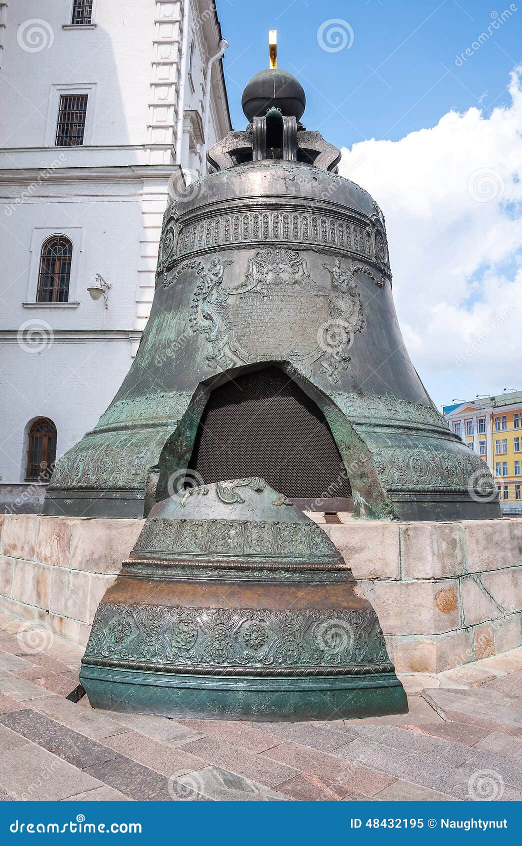Tsar Bell is Largest in the World, Moscow Kremlin Stock Image - Image ...