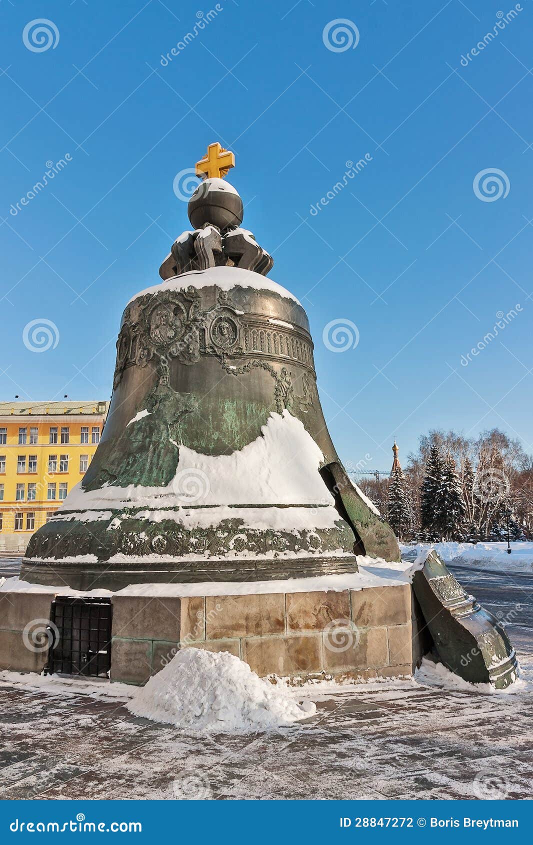 Tsar Bell, Moscow stock photo. Image of travel, splinter - 28847272