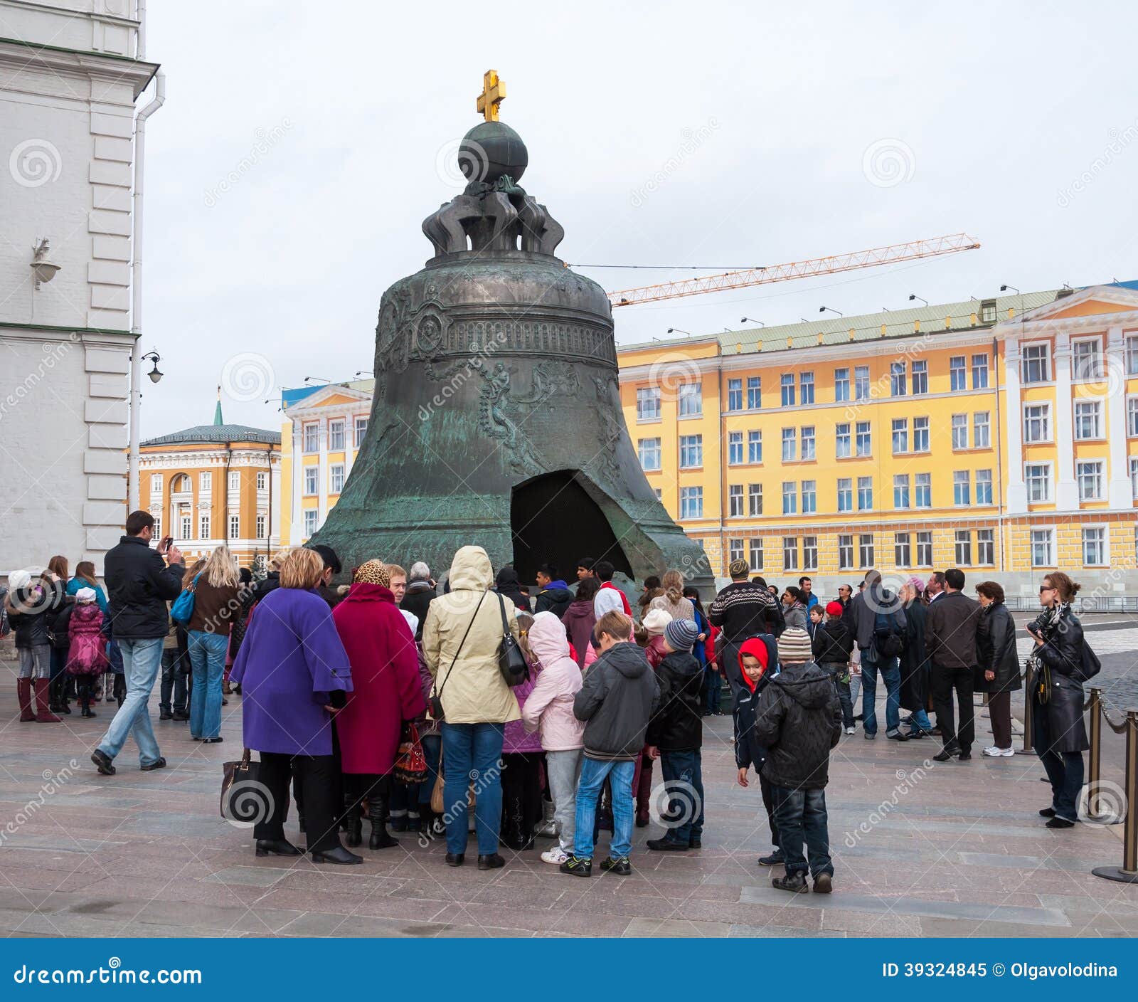 Tsar Bell in Moscow Kremlin, Russia. Landmark Editorial Image - Image ...