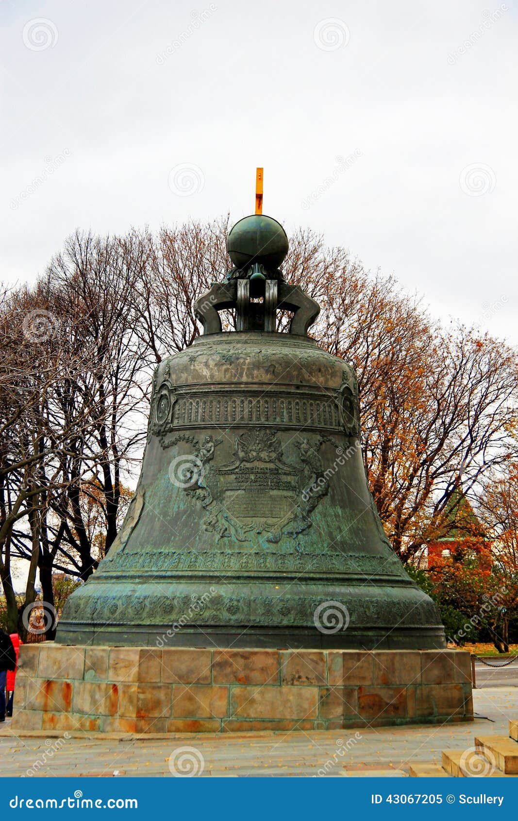 Tsar Bell in Moscow Kremlin. Russian Landmarks Stock Image - Image of ...