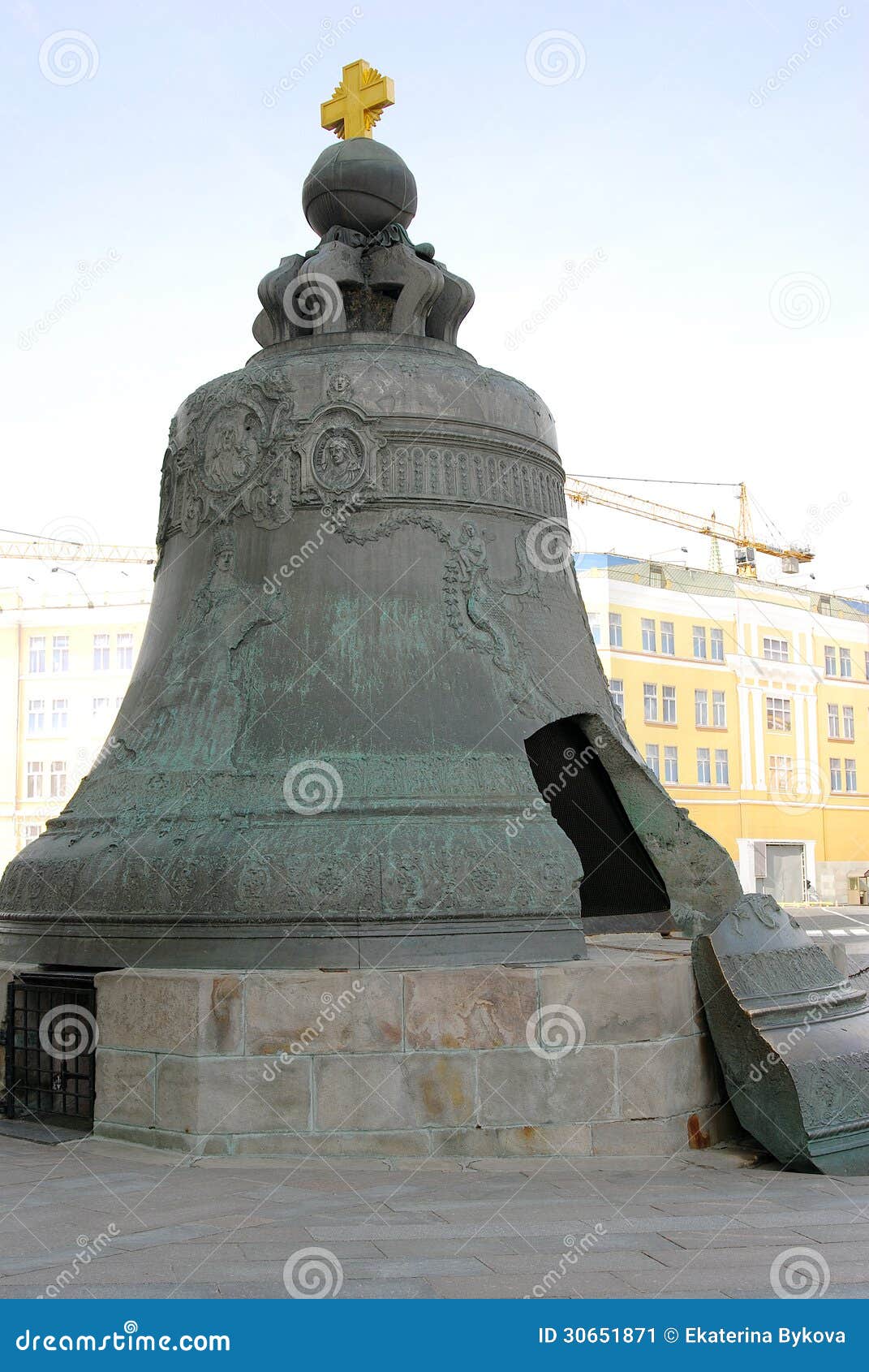 Tsar-Bell. Moscow Kremlin stock image. Image of city - 30651871