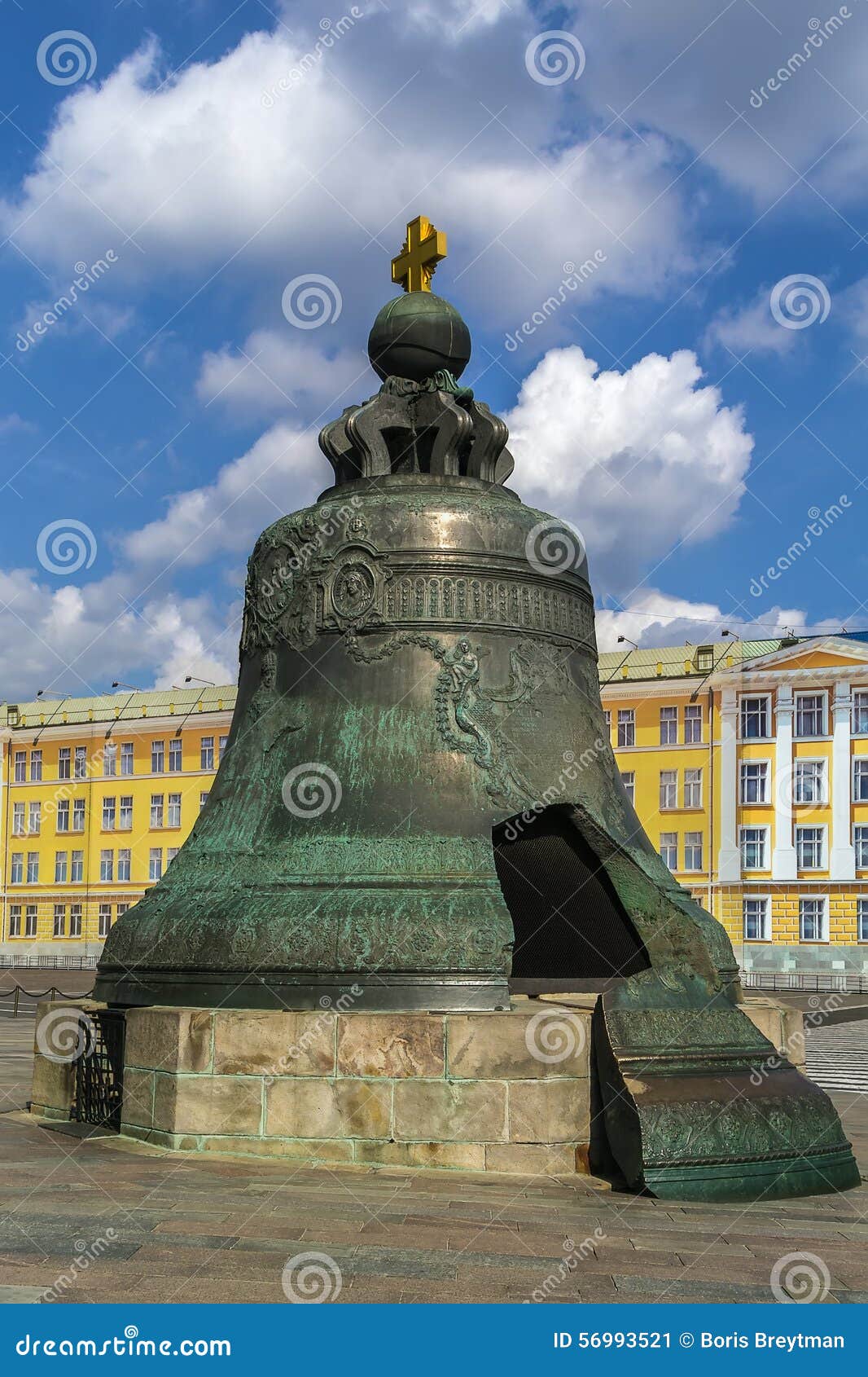 Tsar Bell, Moscow stock image. Image of travel, largest - 56993521