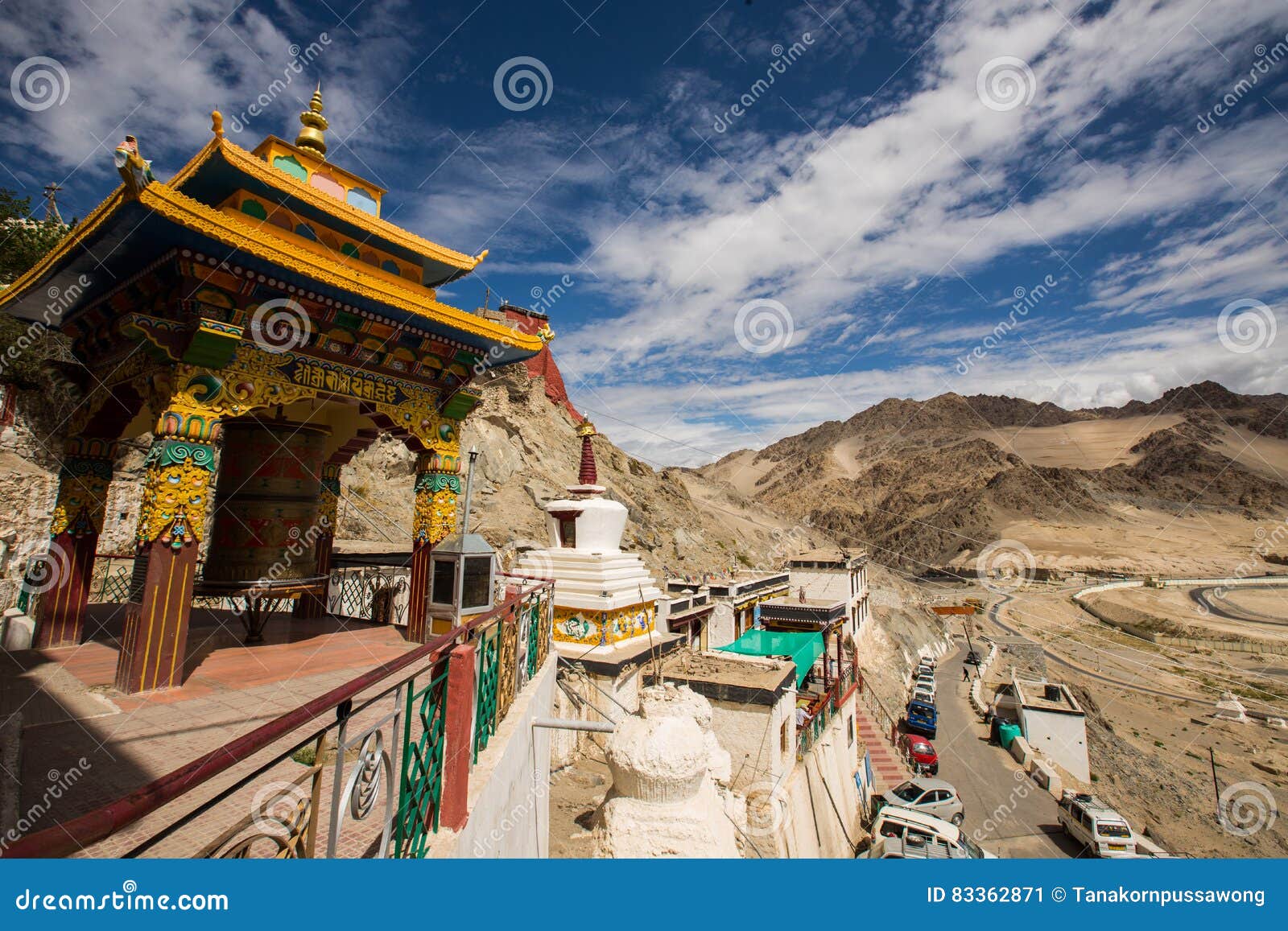 Tsemo Castle, Leh, India stock image. Image of jammu - 83362871
