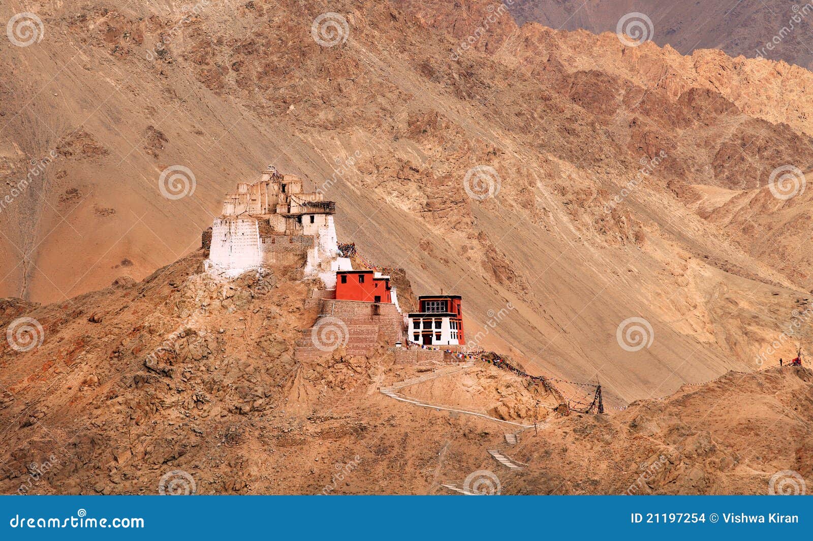 The Tsemo Gompa, Leh stock photo. Image of buddhist, range - 21197254