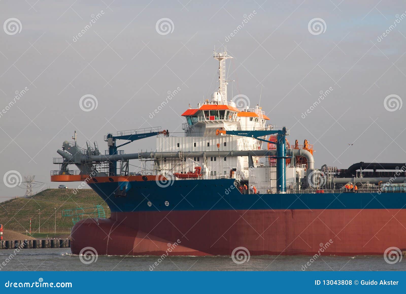 TSHD Vox Maxima stock photo. Image of occupation, bulk - 13043808