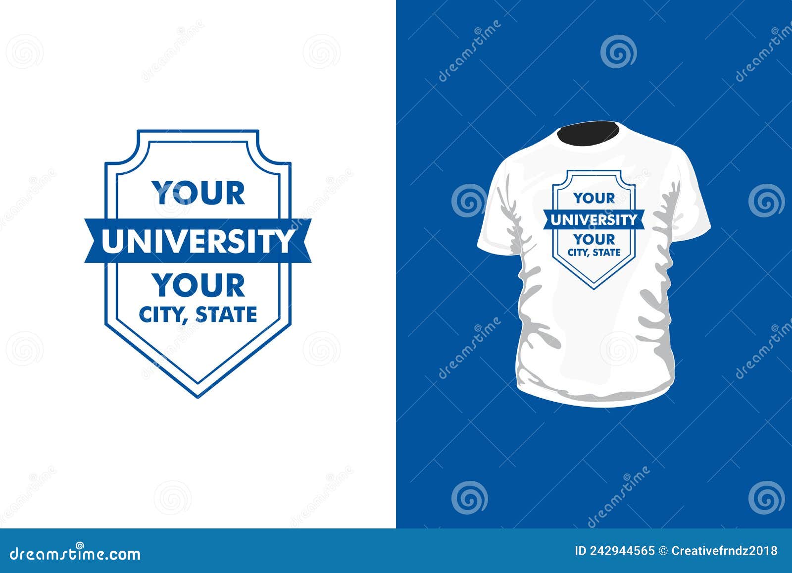 College University T Shirt Design Stock Vector - Illustration of family ...