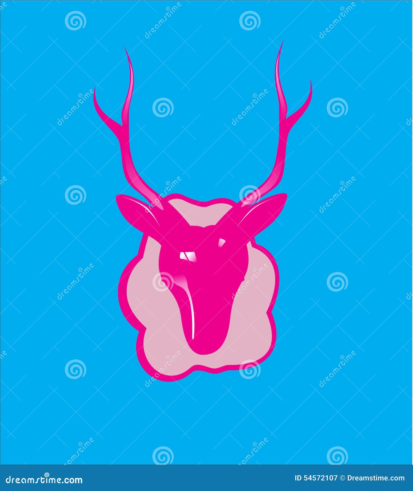 TSHIRT DESIGN - moose head stock illustration. Illustration of cool ...