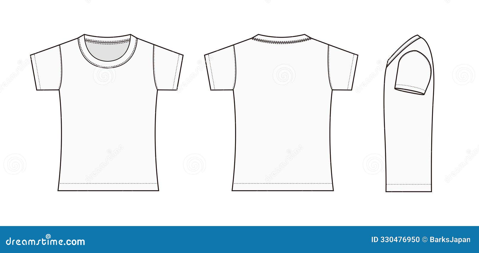 Tshirt for Woman Vector Template Illustration Stock Vector ...