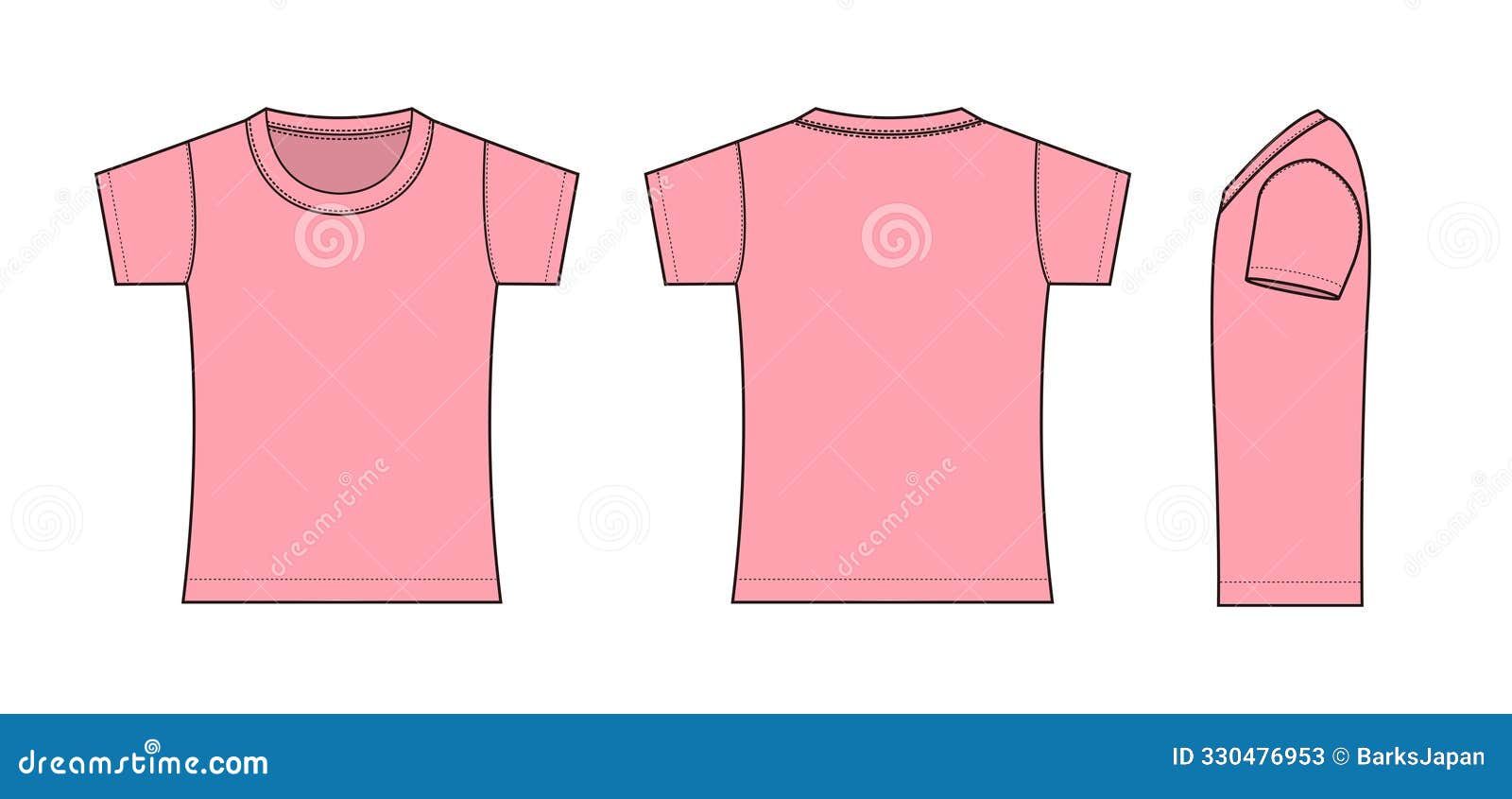 Tshirt for Woman Vector Template Illustration Stock Vector ...