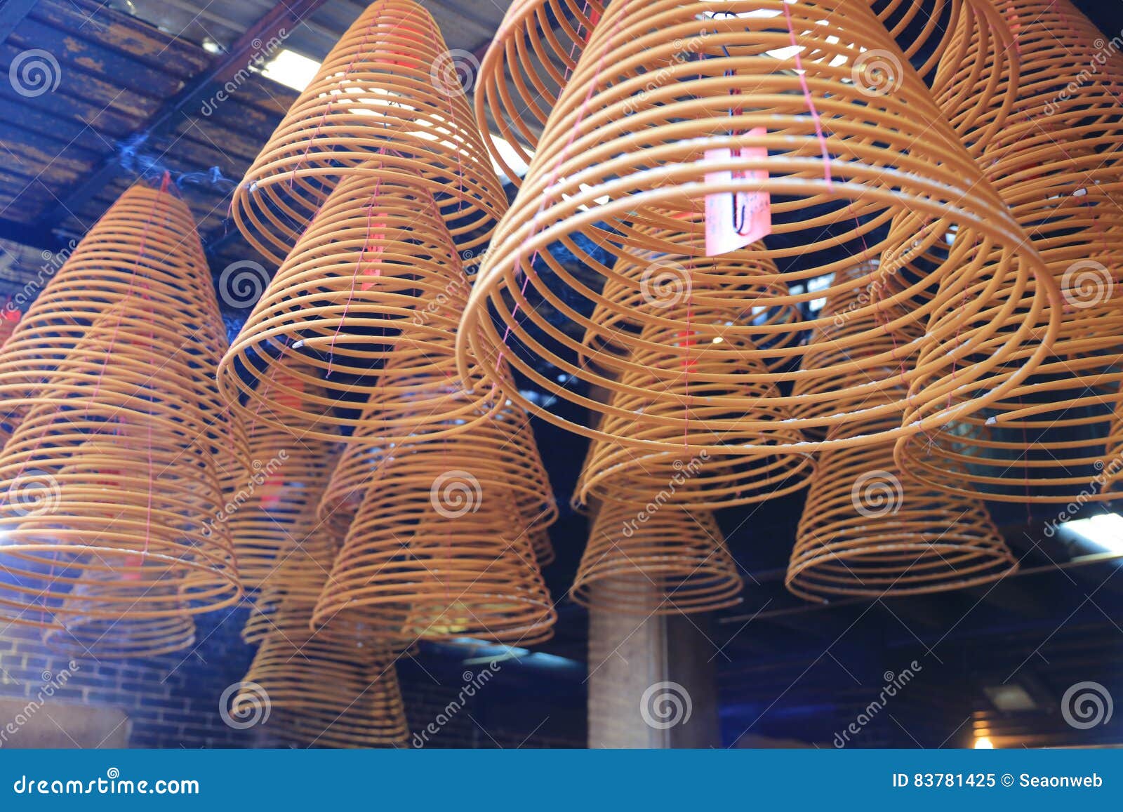 Tsing Shan Monastery at Castle Peak. Stock Image - Image of china ...