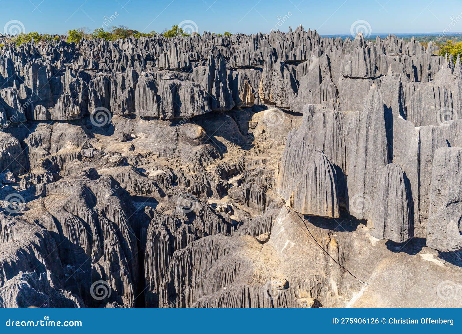 Tsingy De Bemaraha Nature Reserve, Madagascar. Stock Photo - Image of ...