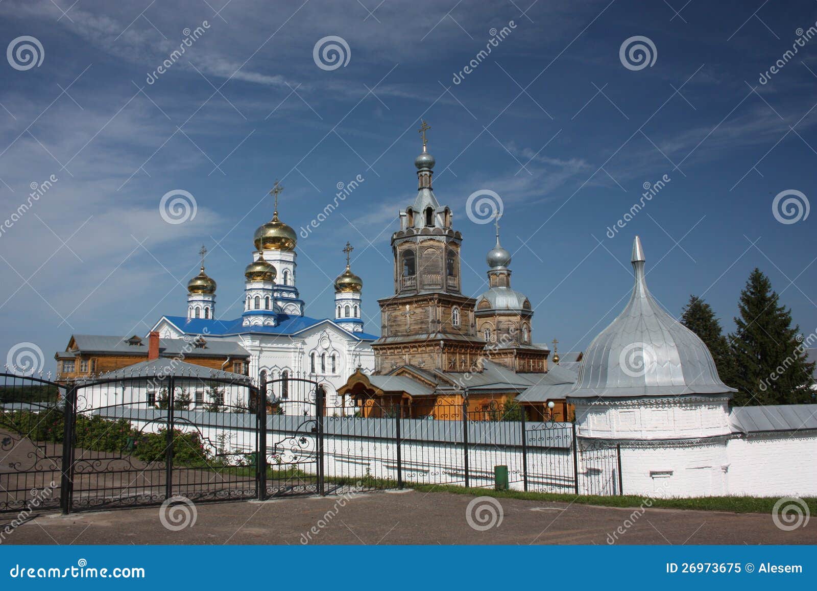 Tsivilsk. the Virgin of Tikhvin Monastery Stock Image - Image of ...