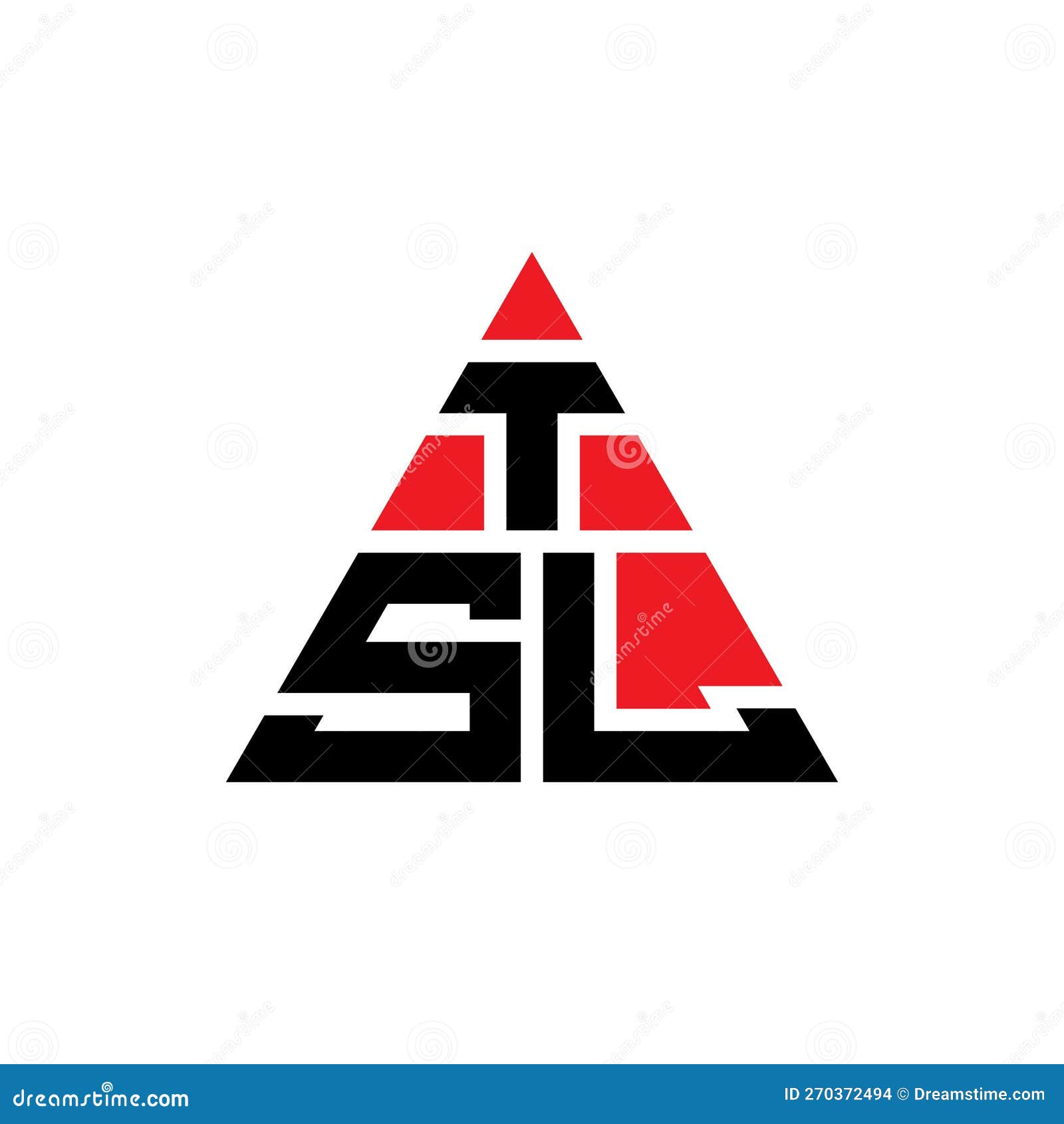 TSL Triangle Letter Logo Design with Triangle Shape. TSL Triangle Logo ...