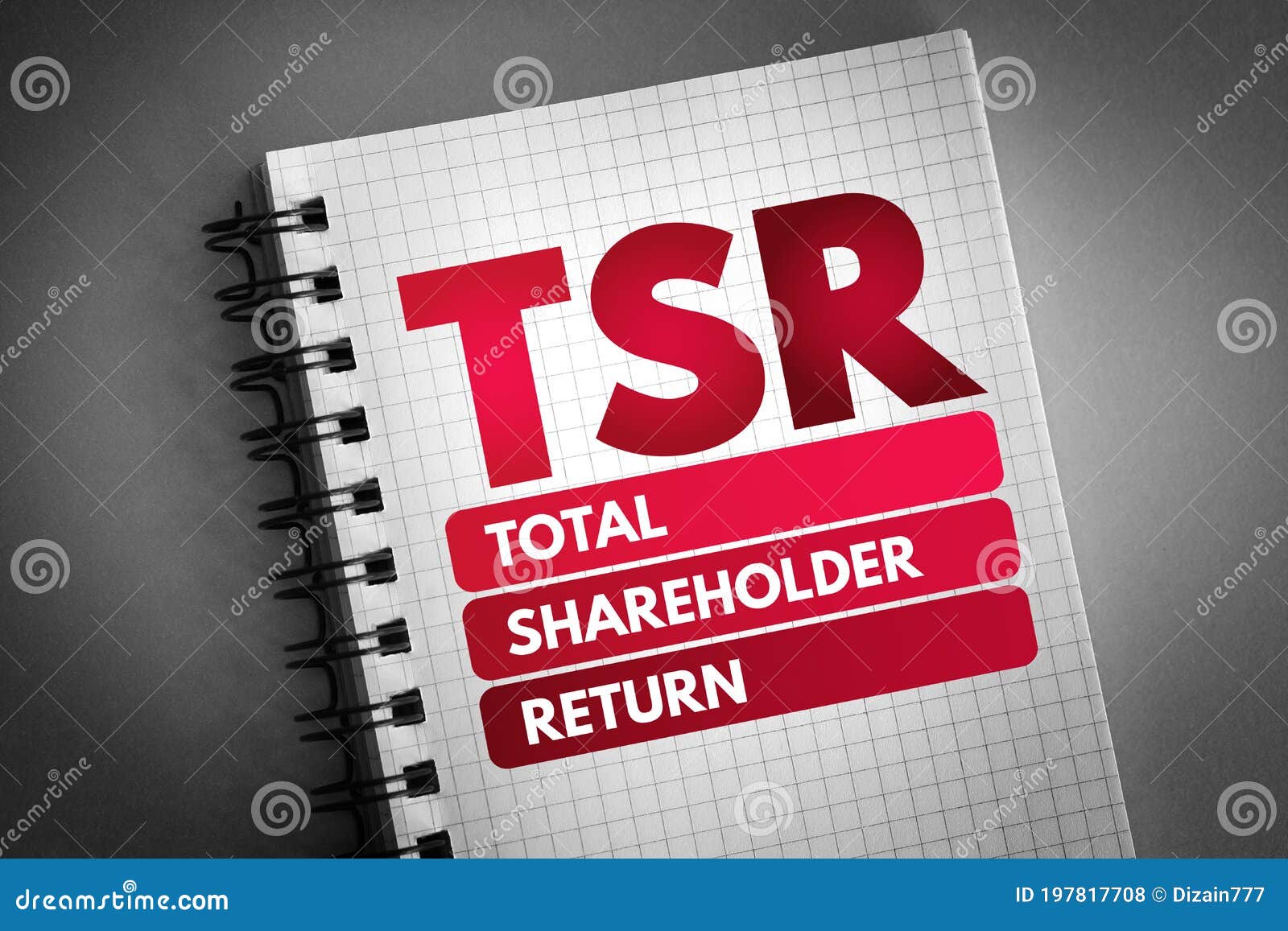 TSR - Total Shareholder Return Acronym Stock Photo - Image of ...