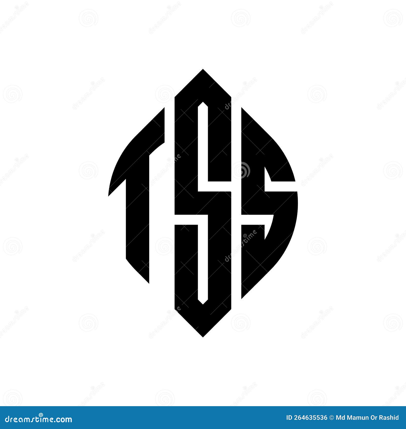 Tss Circle Letter Logo Design With Circle And Ellipse Shape Tss Ellipse Letters With