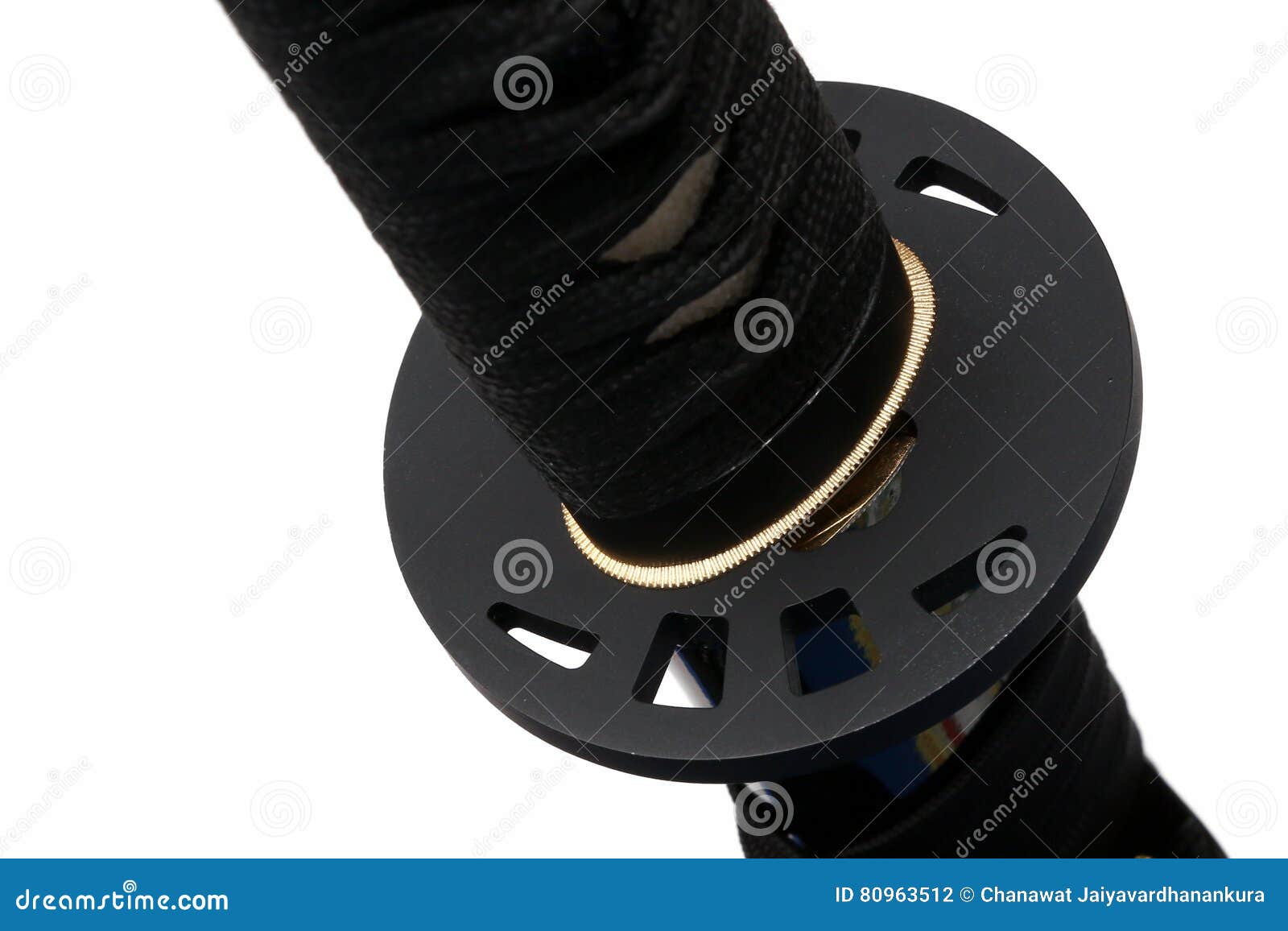 Tsuba : Hand Guard of Japanese Sword Stock Photo - Image of culture ...