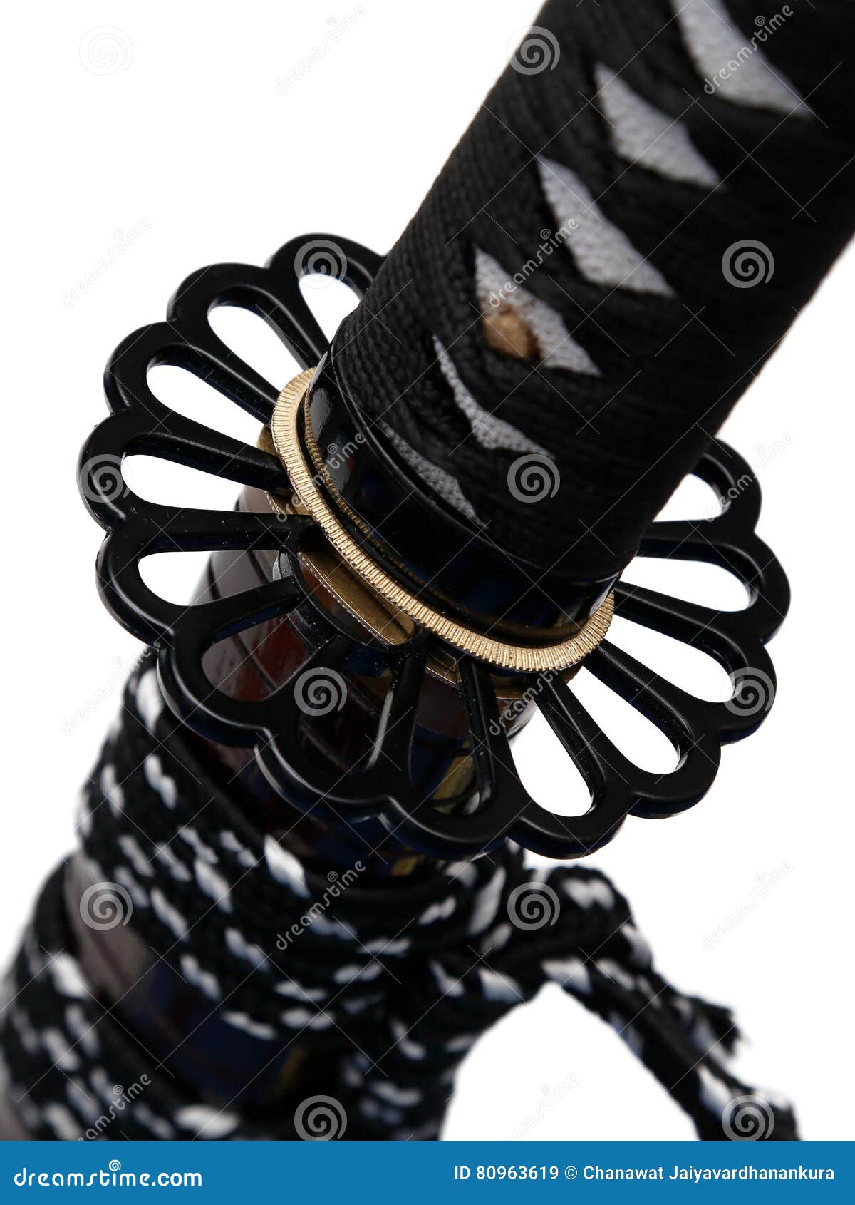 Tsuba : Hand Guard Of Japanese Sword Stock Image - Image of sport ...