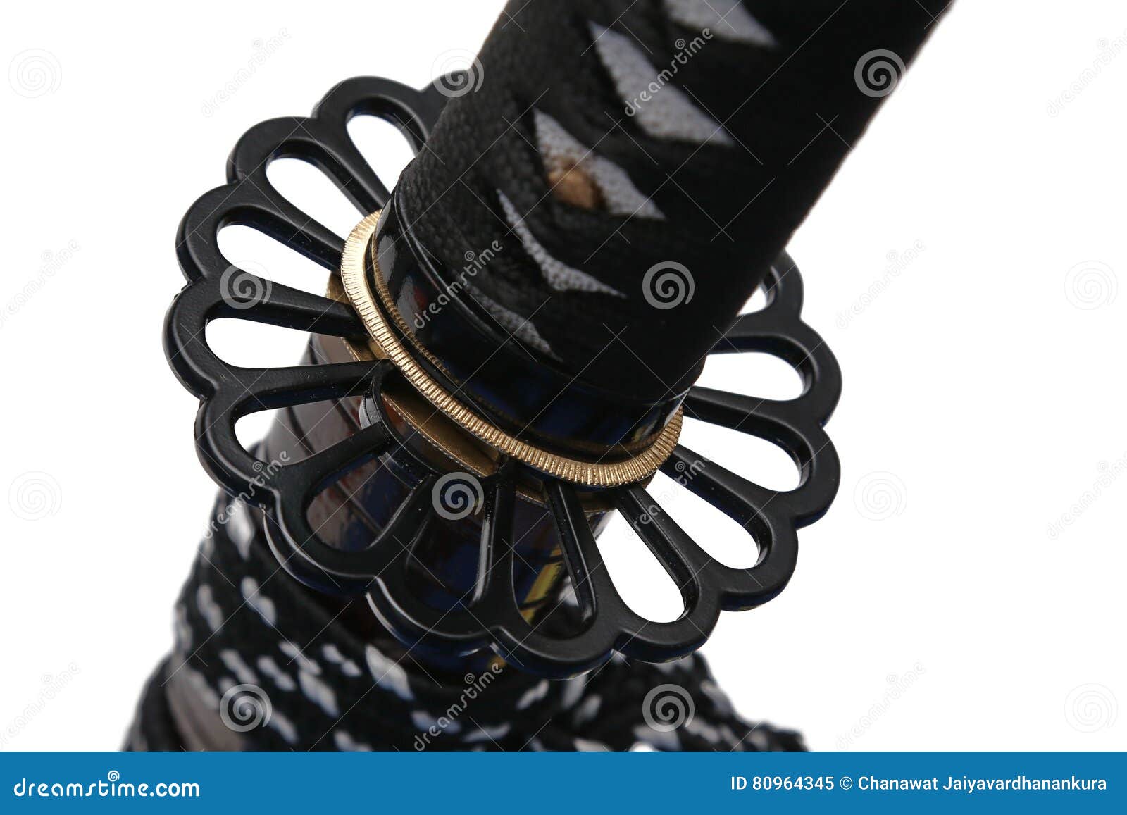 Tsuba : Hand Guard of Japanese Sword Stock Image - Image of history ...