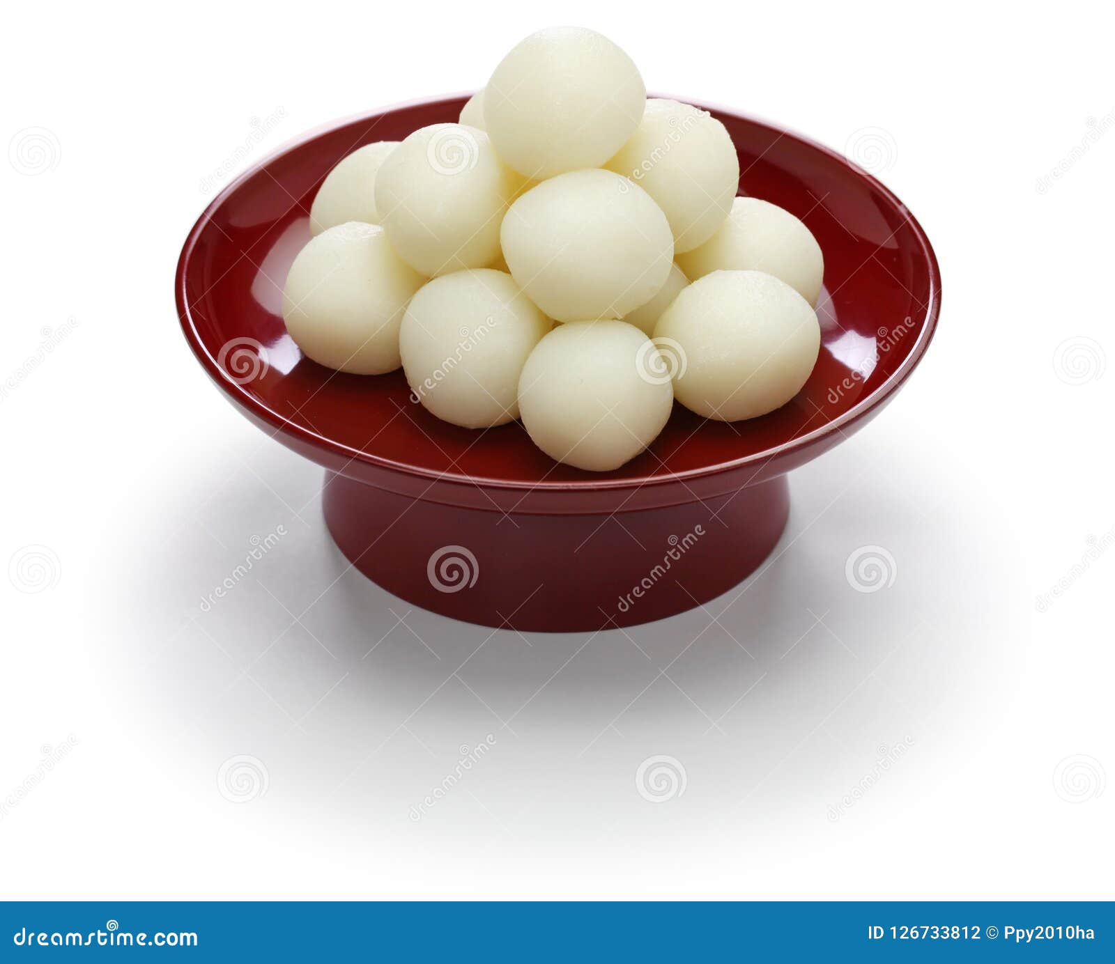 Tsukimi Dango, Traditional Japanese Rice Dumpling Royalty-Free Stock ...