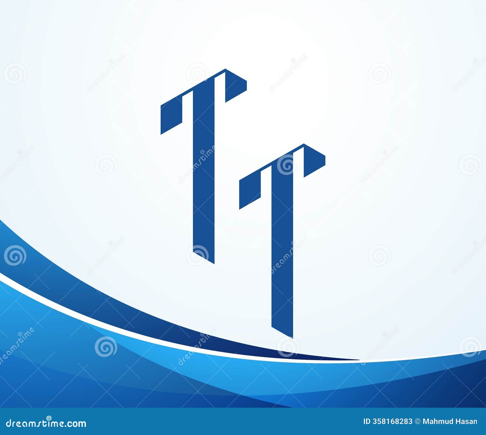 TT Alphabet Letter Logo Design Template Elements Stock Vector ...