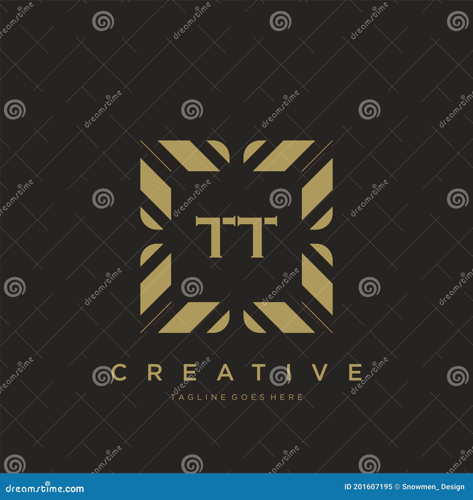 TT Initial Letter Luxury Ornament Monogram Logo Template Vector Stock ...