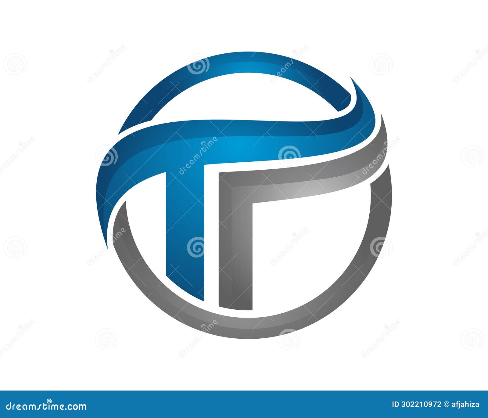 TT Letter Circle Flow Logo Icon Template Stock Illustration ...