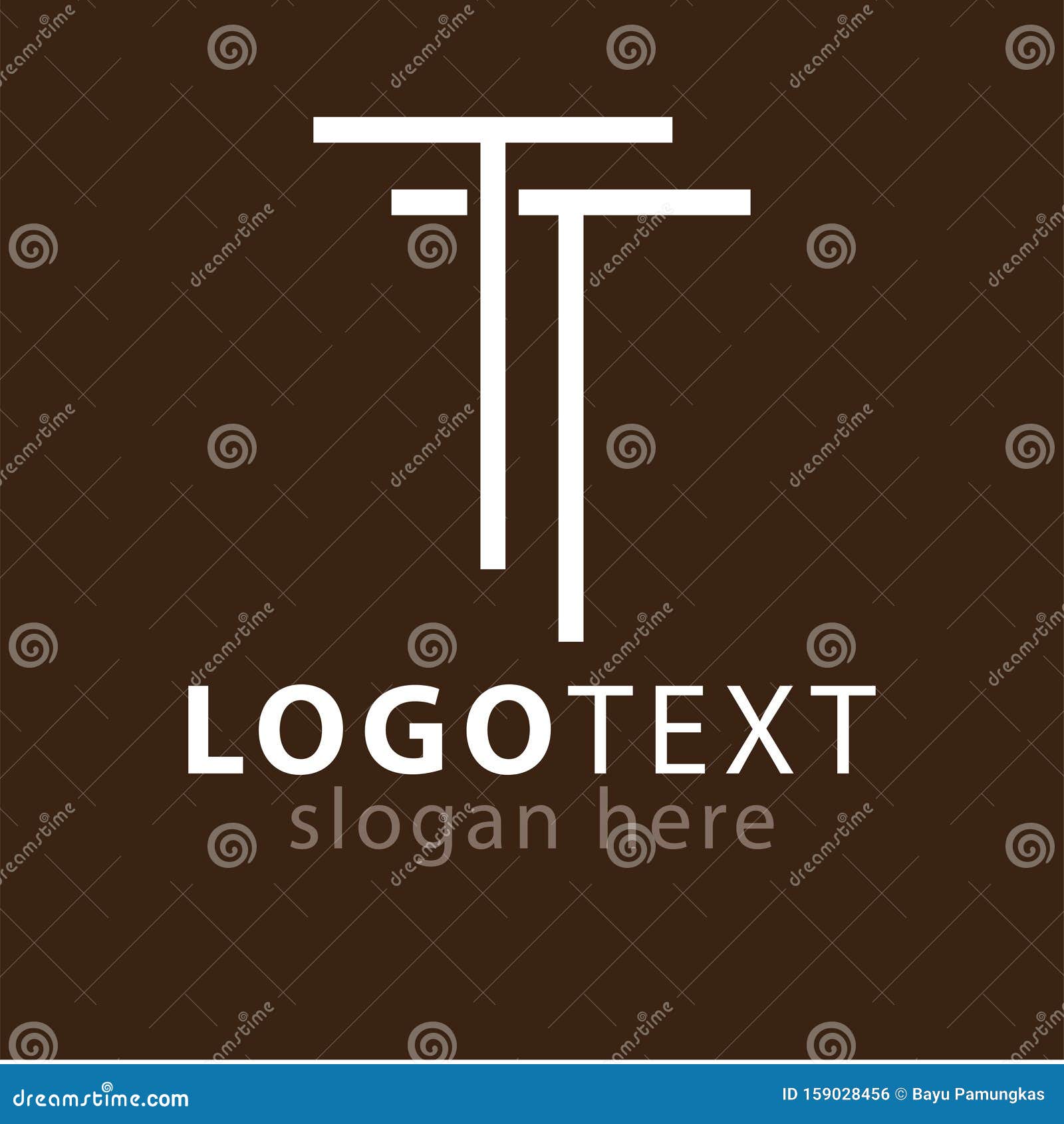 TT Letter Line Logo Element Stock Vector - Illustration of emblem ...