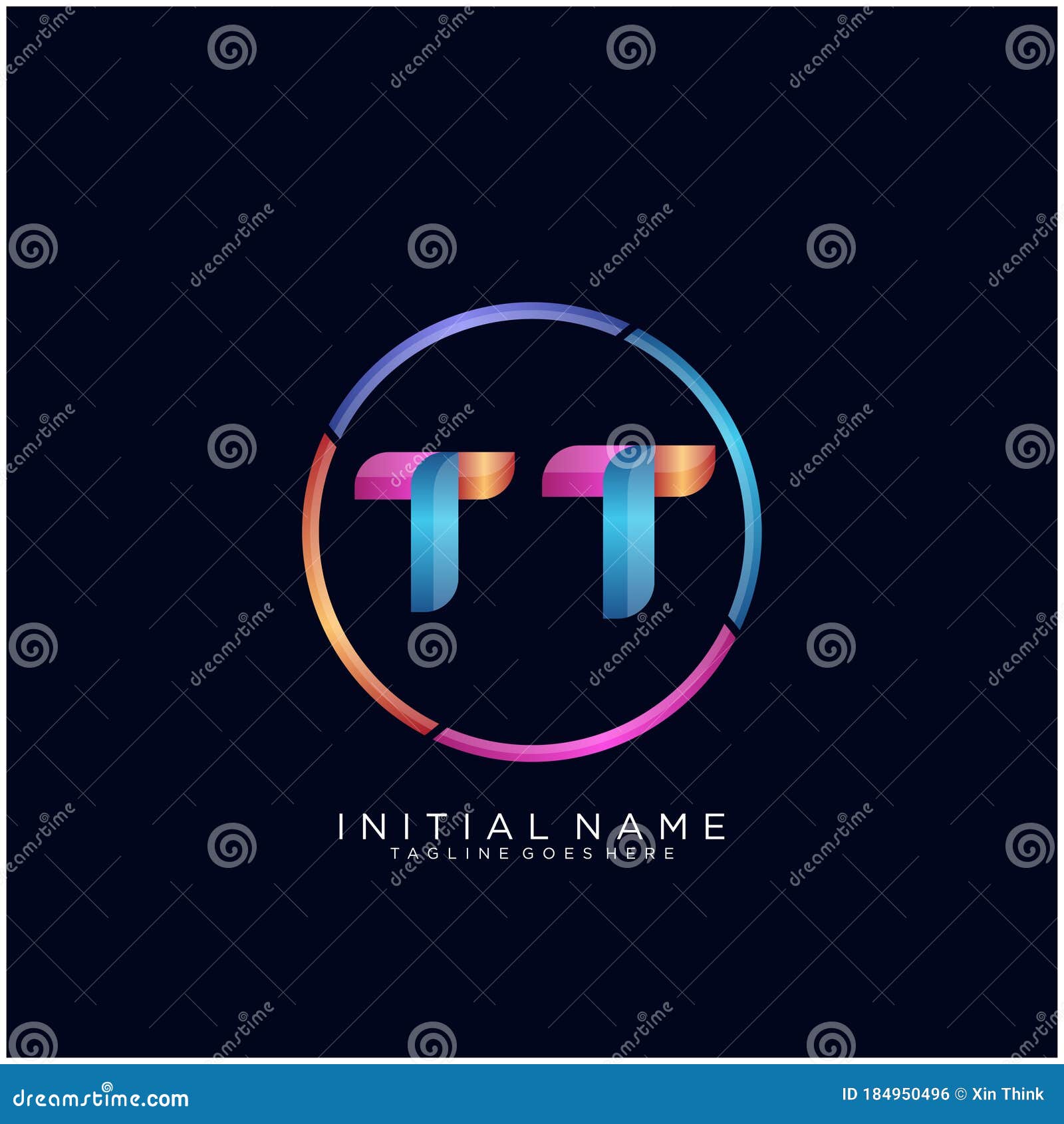 TT Letter Logo Icon Design Template Elements Stock Vector ...